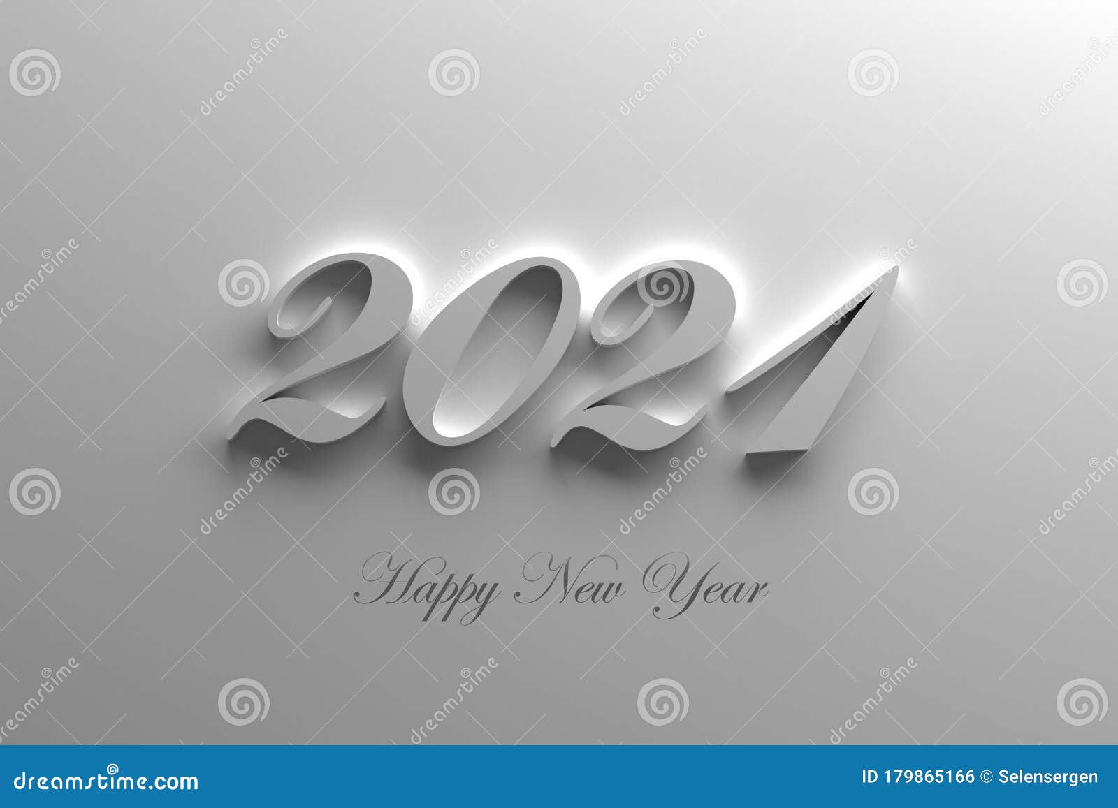 New Year 2021 Message stock illustration. Illustration of calendar ...