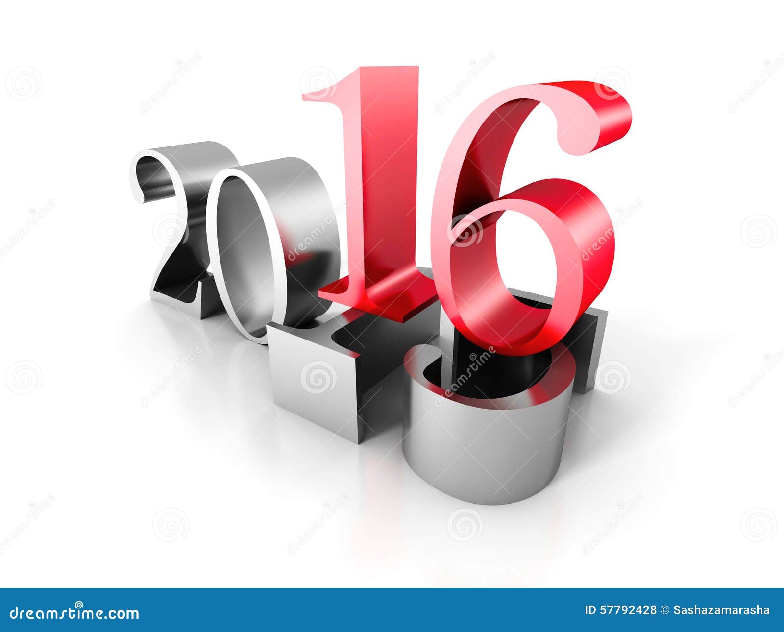 New Year Number 2016 Ove Old 2016 Stock Illustration - Illustration of ...