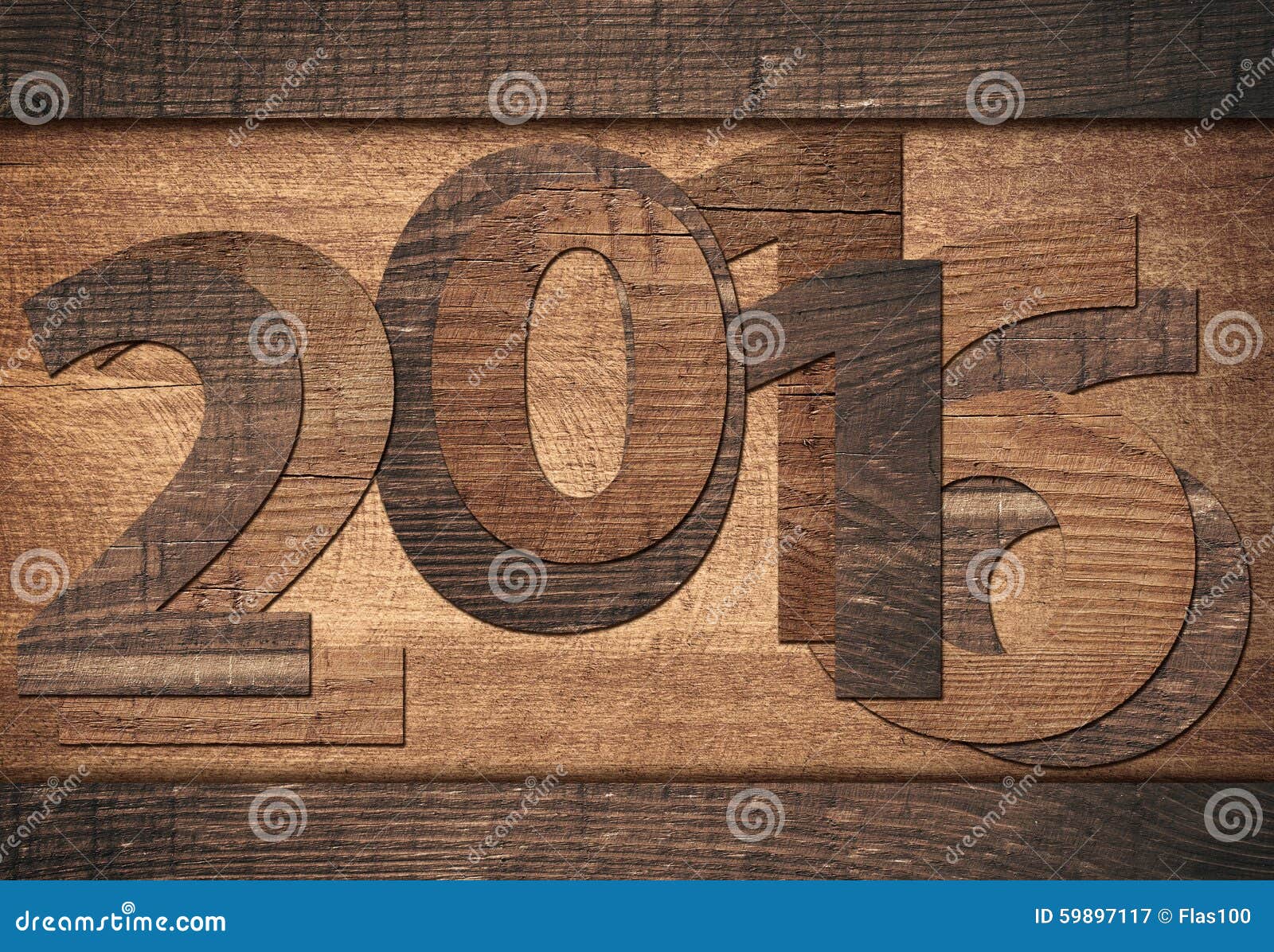 2016 New Year Number Written on Wooden Background Stock Image - Image ...