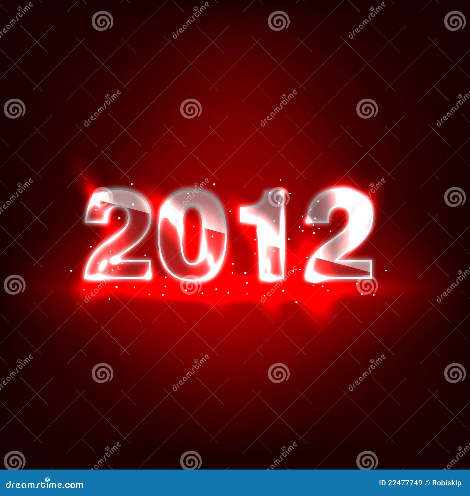 New Year Numbers - 2012 stock vector. Illustration of light - 22477749