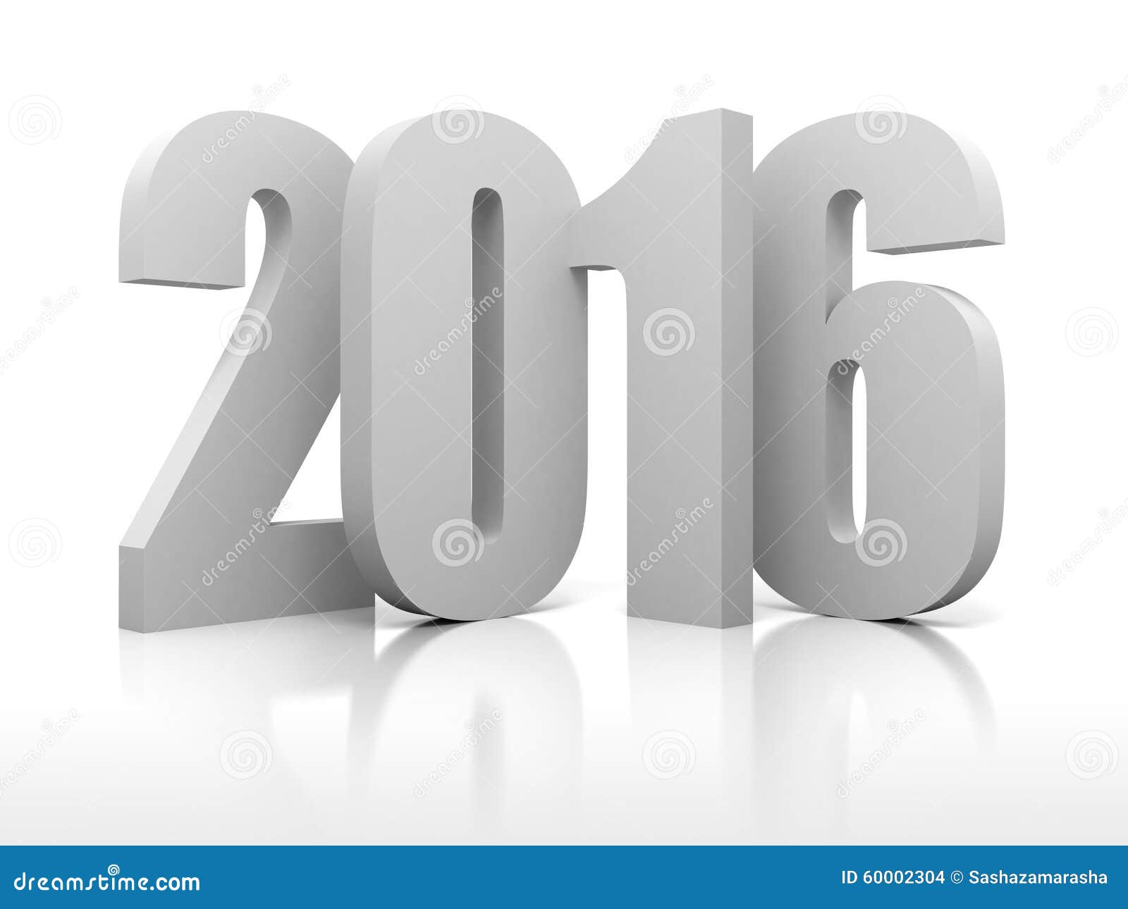 New Year 2016 Numbers on White Background Stock Illustration ...
