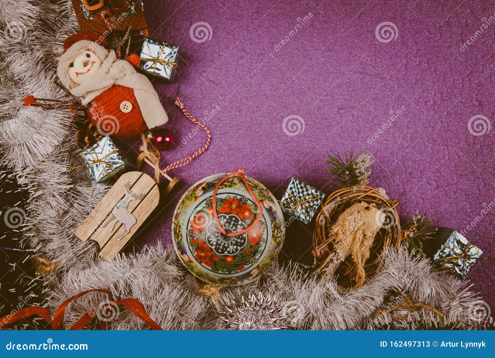 New Year paraphernalia stock image. Image of decorations - 162497313