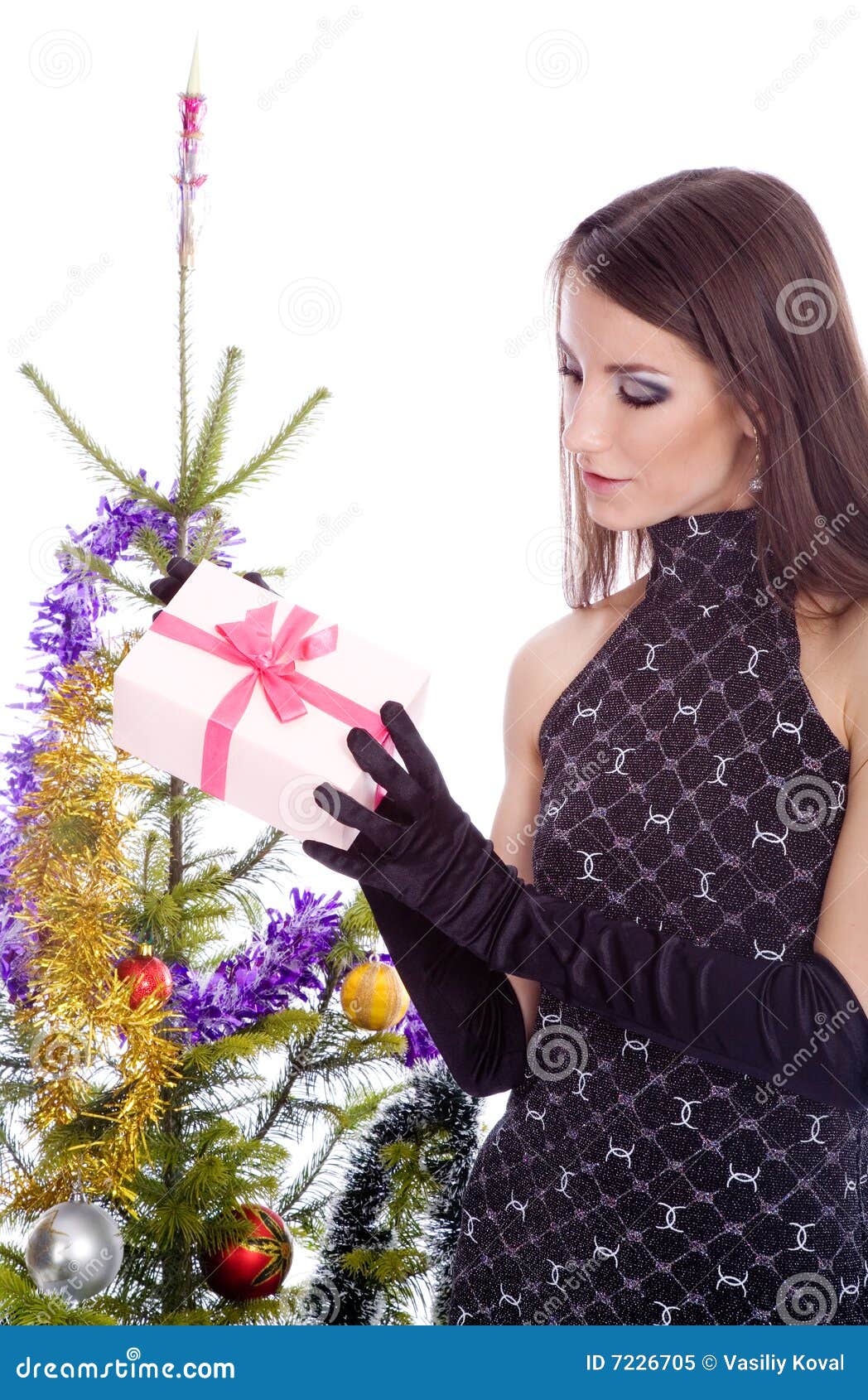 New year present stock image. Image of happy, background - 7226705