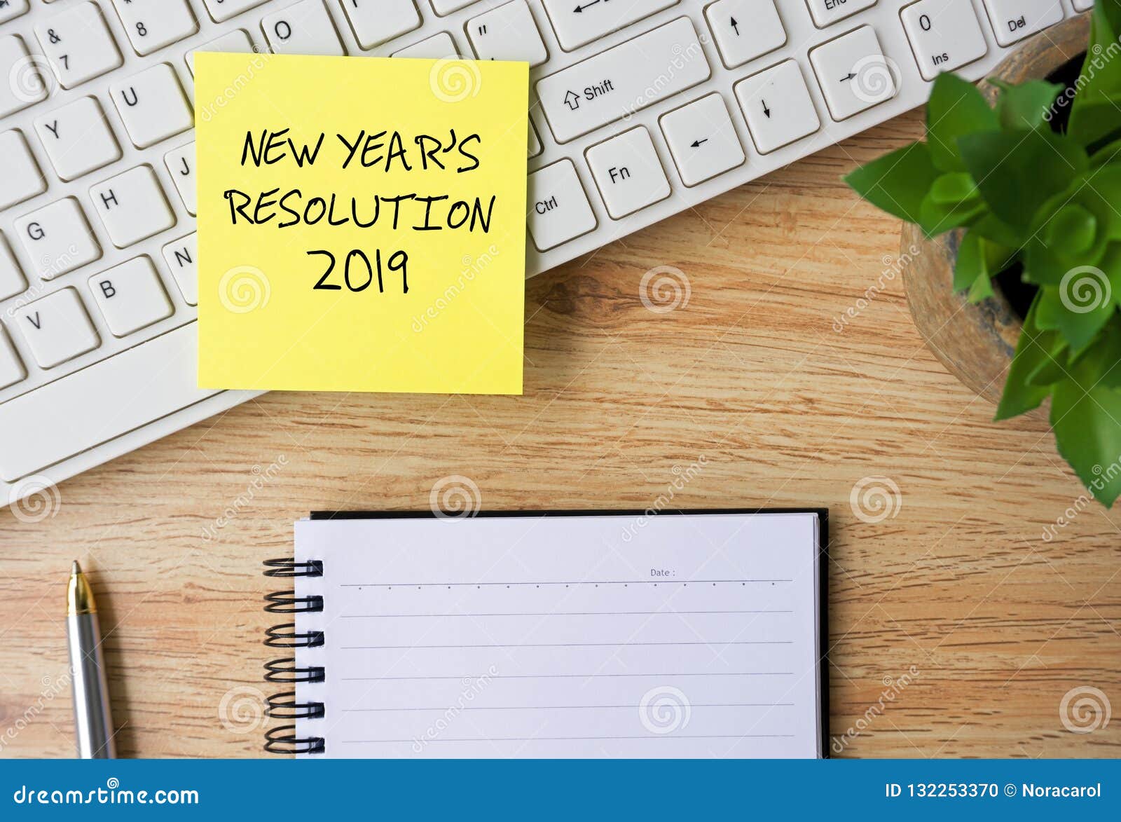 New Year Resolutions 2019 stock photo. Image of resolution - 132253370