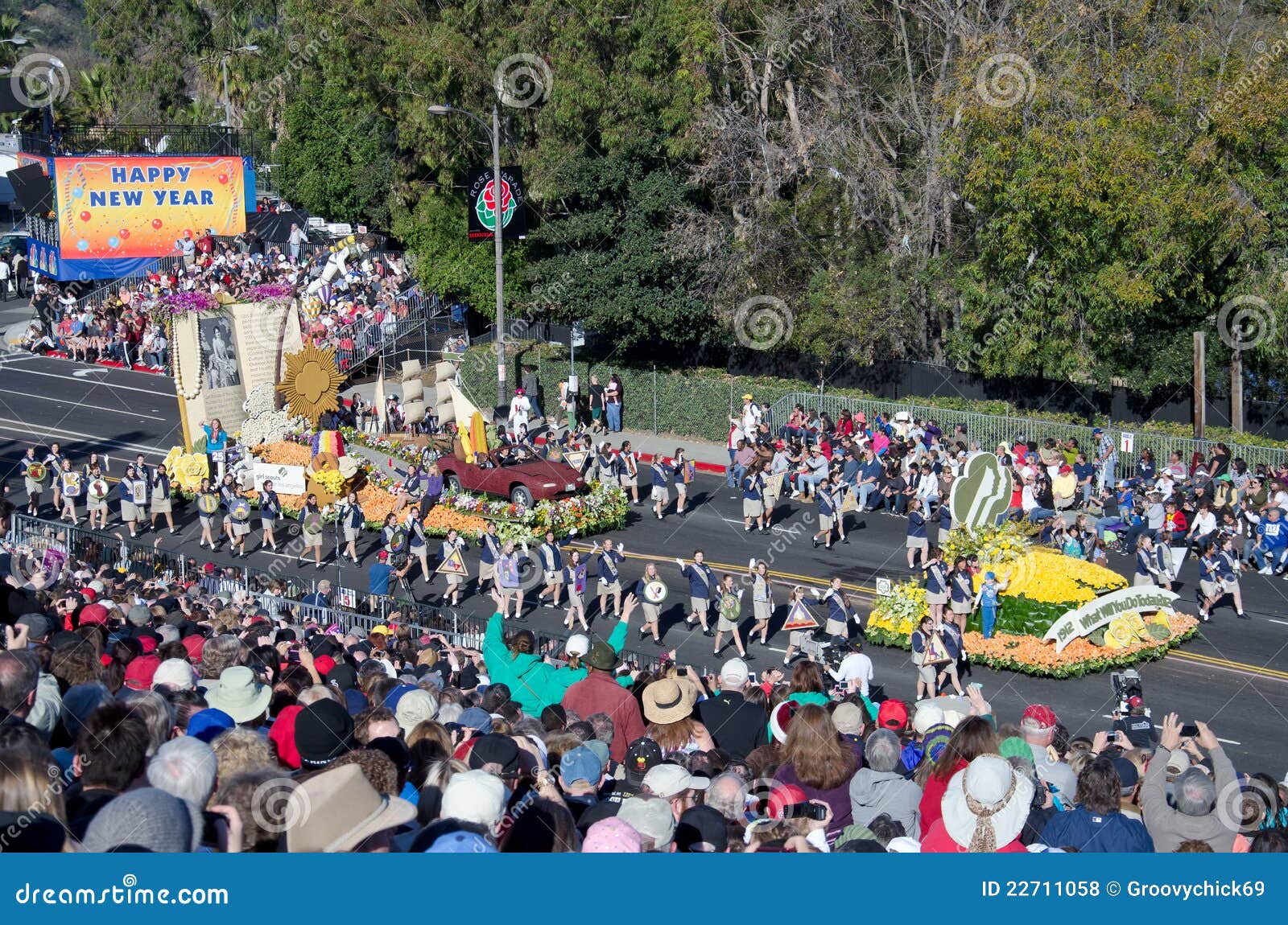 New Year and Rose Parade editorial stock photo. Image of year - 22711058