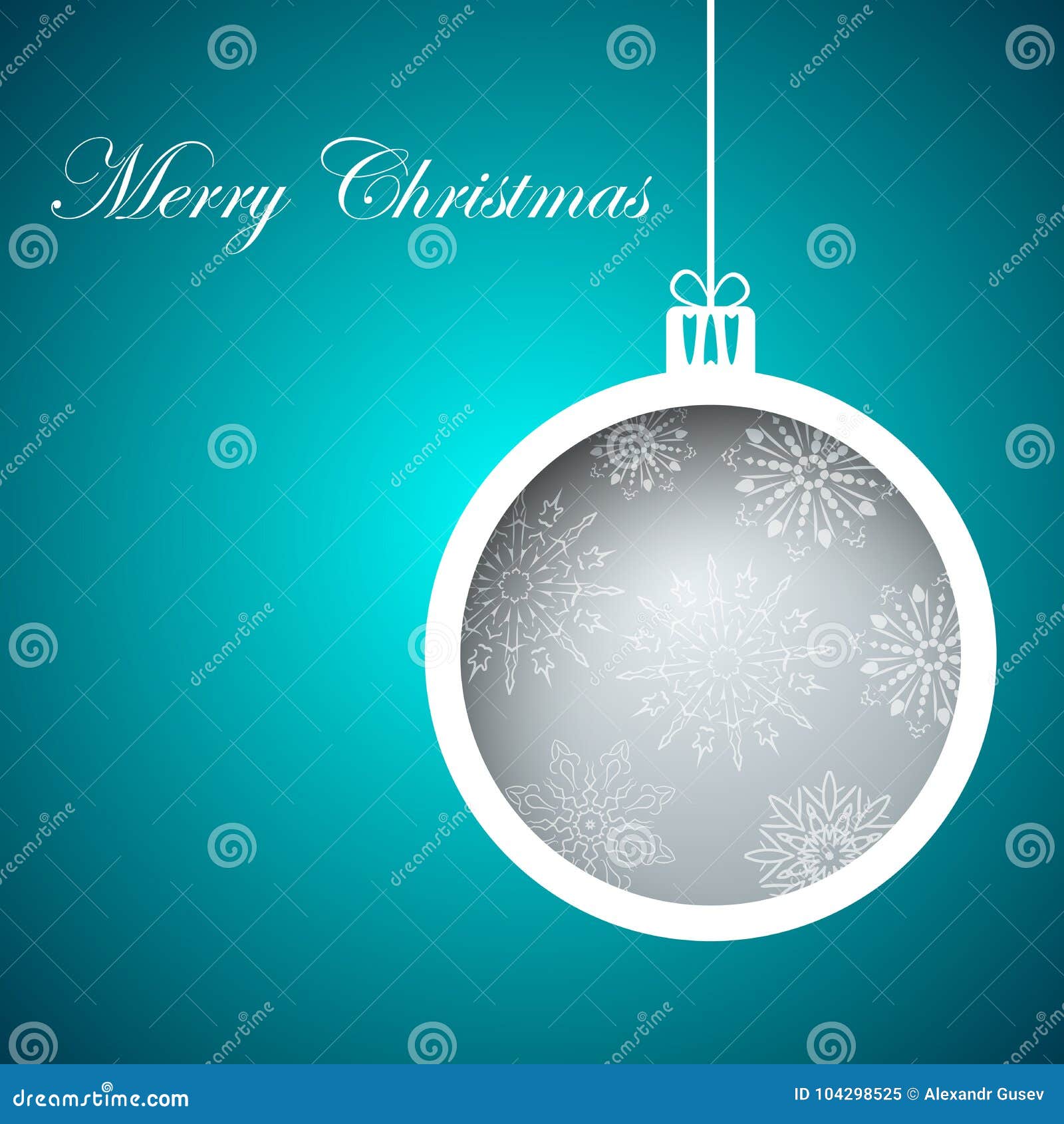 New Year S Ball - Vector Illustration. Stock Vector - Illustration of ...