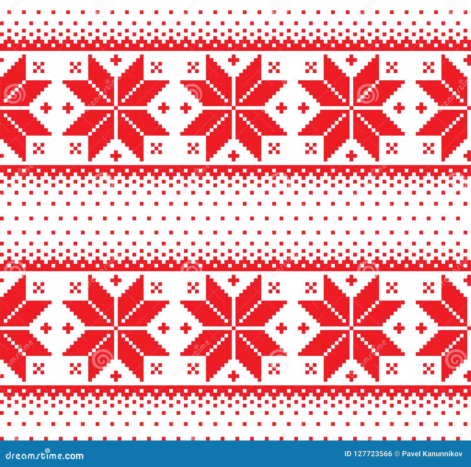 New Year`s Christmas Pattern Pixel Vector Illustration Stock Vector ...
