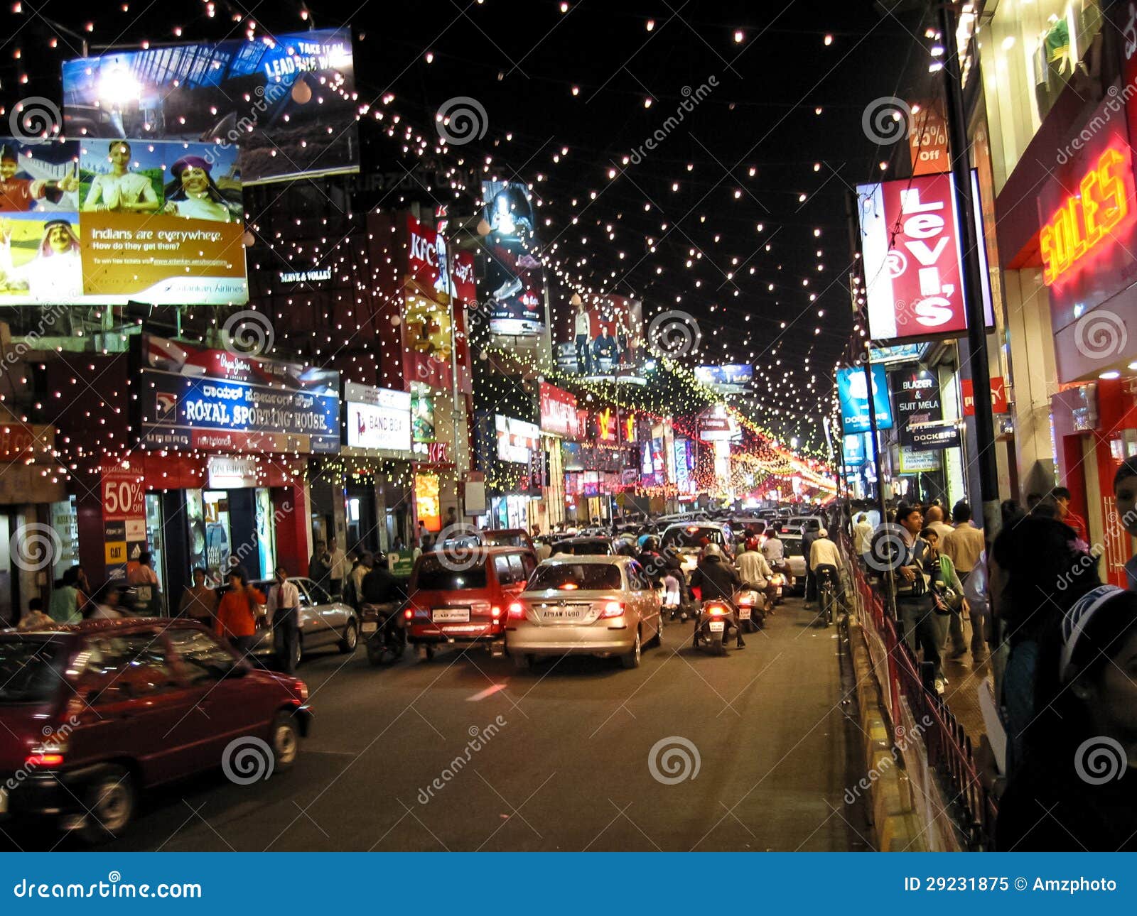 New Year S Eve on Brigade Road Editorial Image - Image of brigade ...