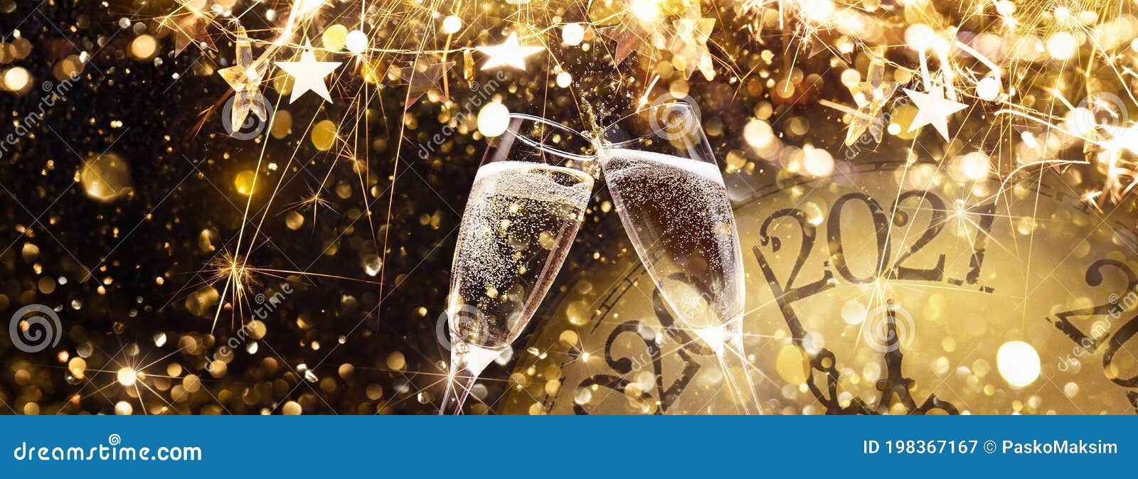 New Year`s Eve 2021 Celebration Background Stock Image - Image of ...