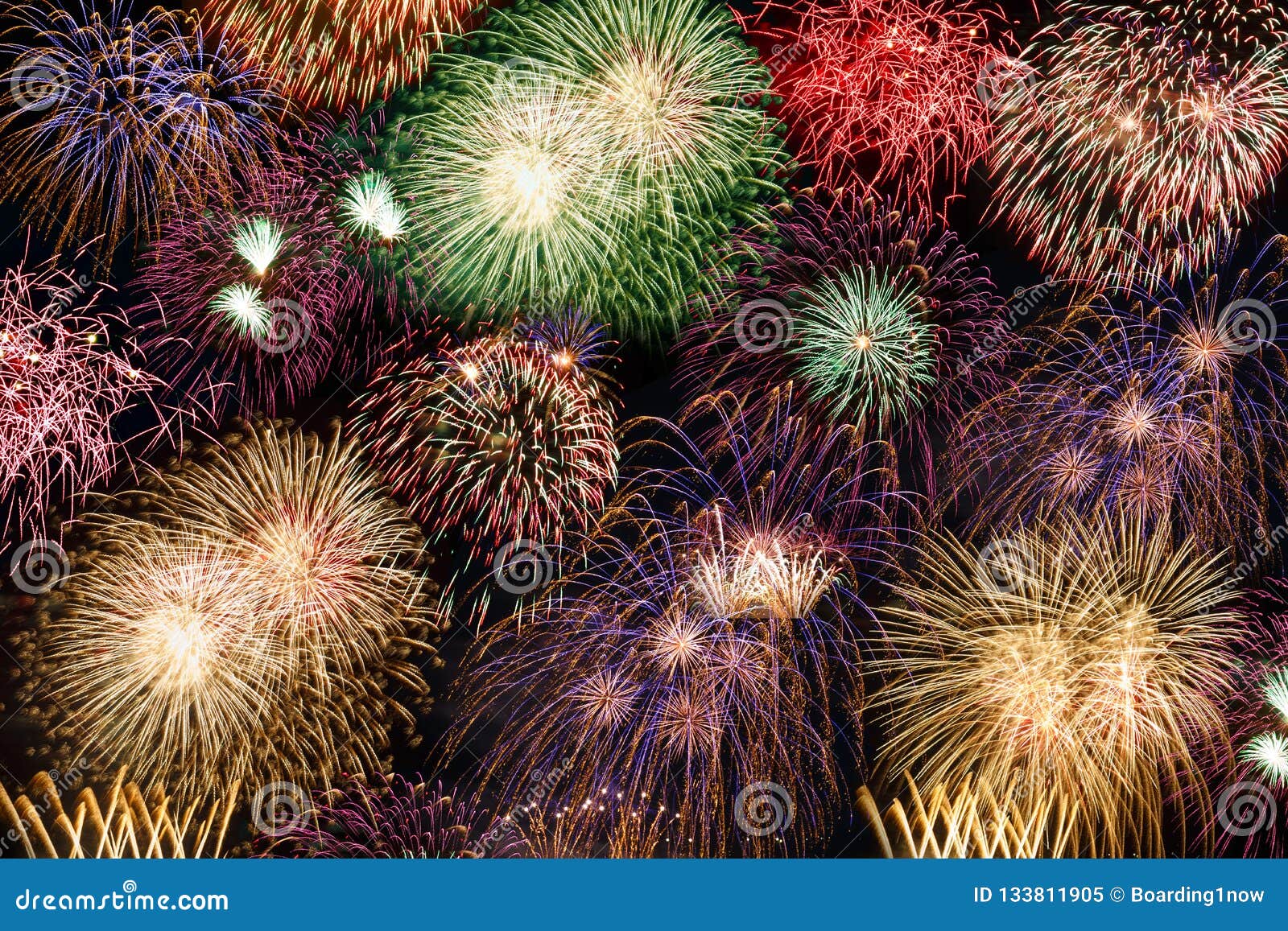 New Year`s Eve Fireworks Background Years Year Firework Stock Image ...