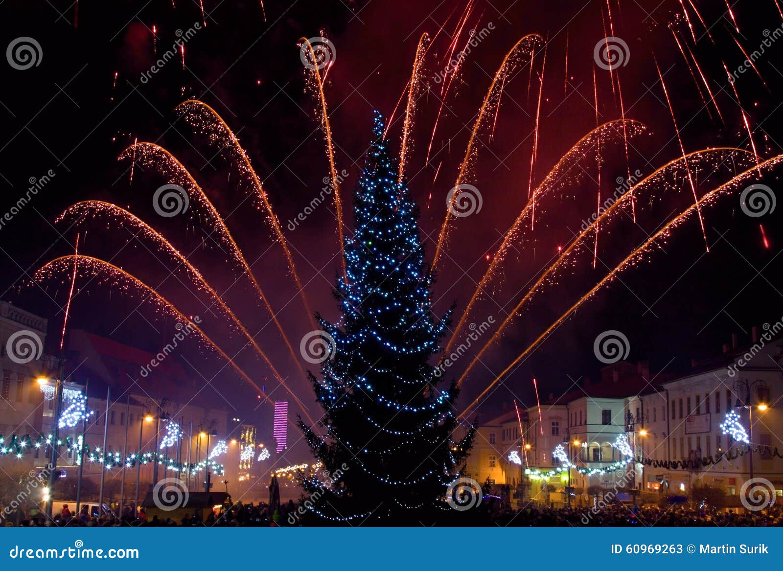 New Year s Eve fireworks stock image. Image of celebrate - 60969263