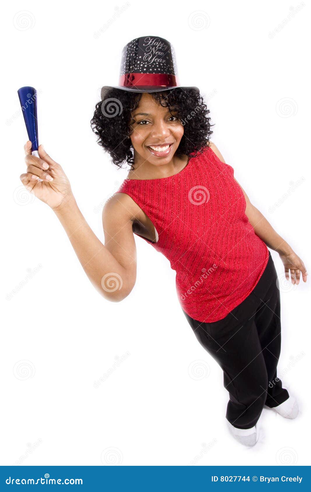 New Year s Eve Partygoer stock photo. Image of woman, celebrates - 8027744