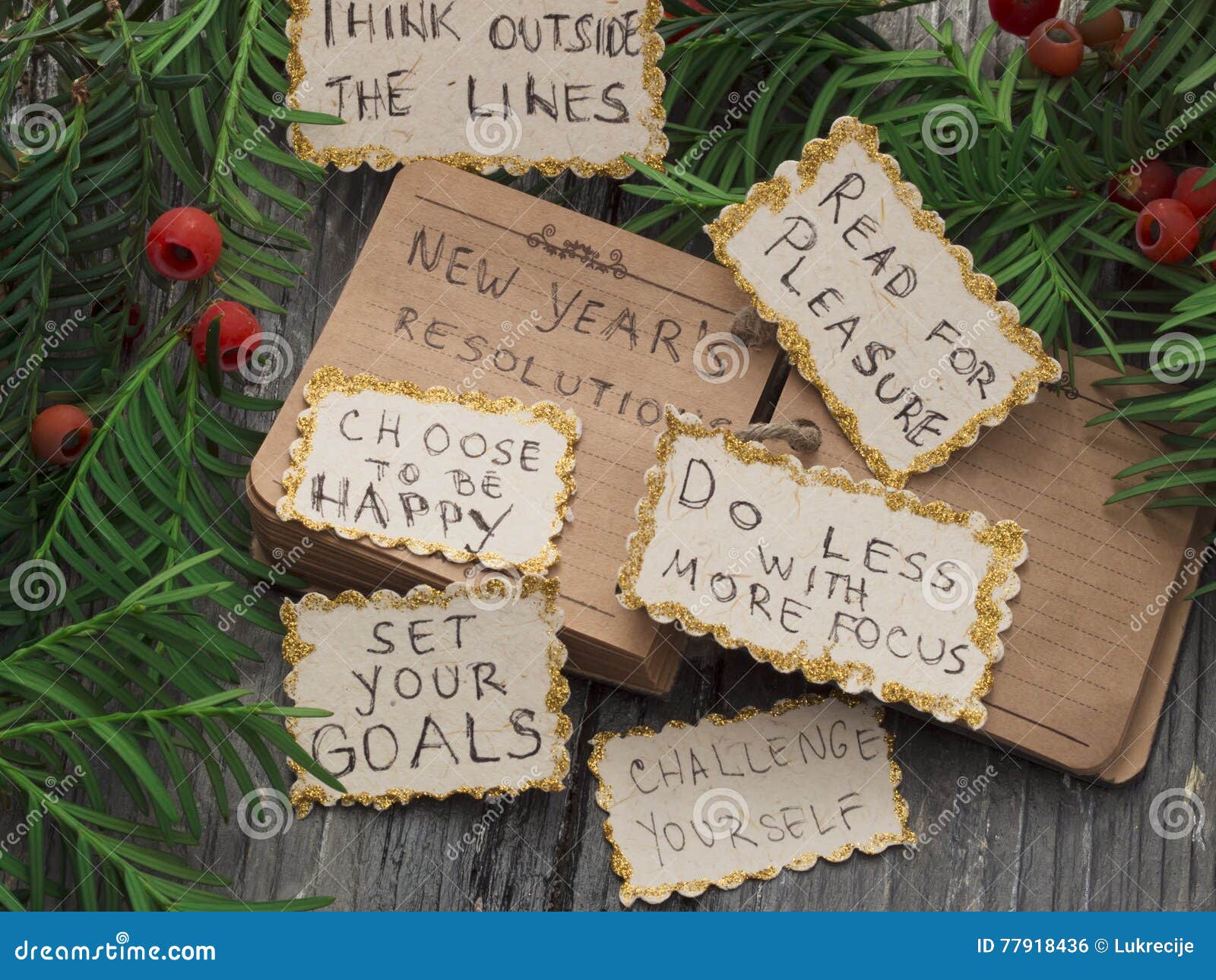 New Year s Resolutions stock photo. Image of lifestyle - 77918436