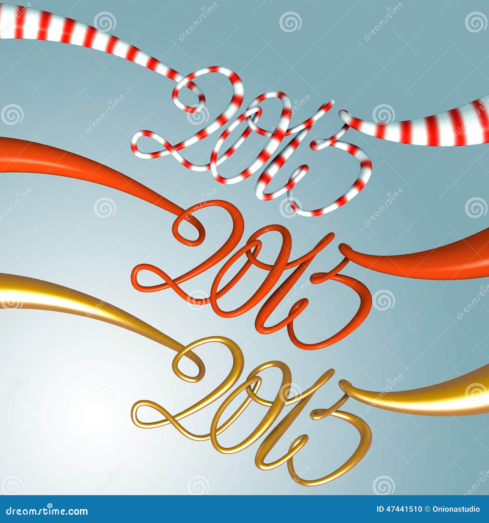 2015 New Year set stock illustration. Illustration of calendar - 47441510