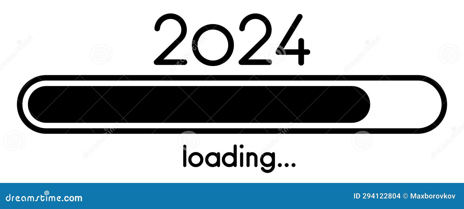 Black Loading And Gear Icon Isolated On White Background. Progress Bar ...