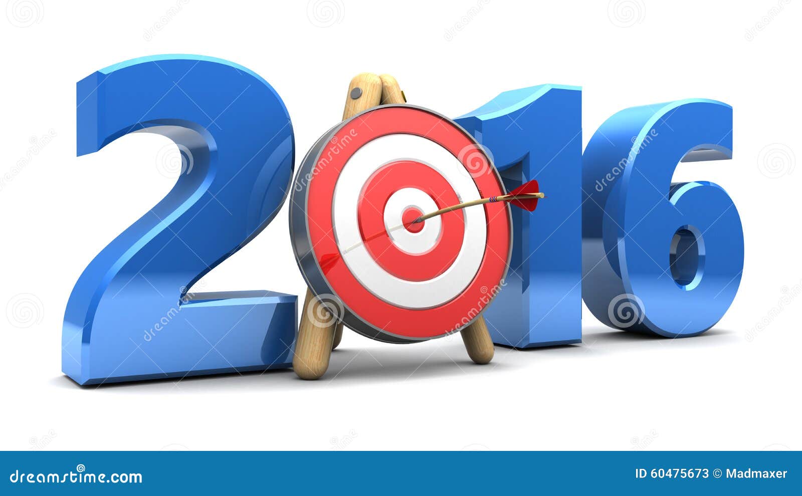 New year target stock illustration. Illustration of number - 60475673