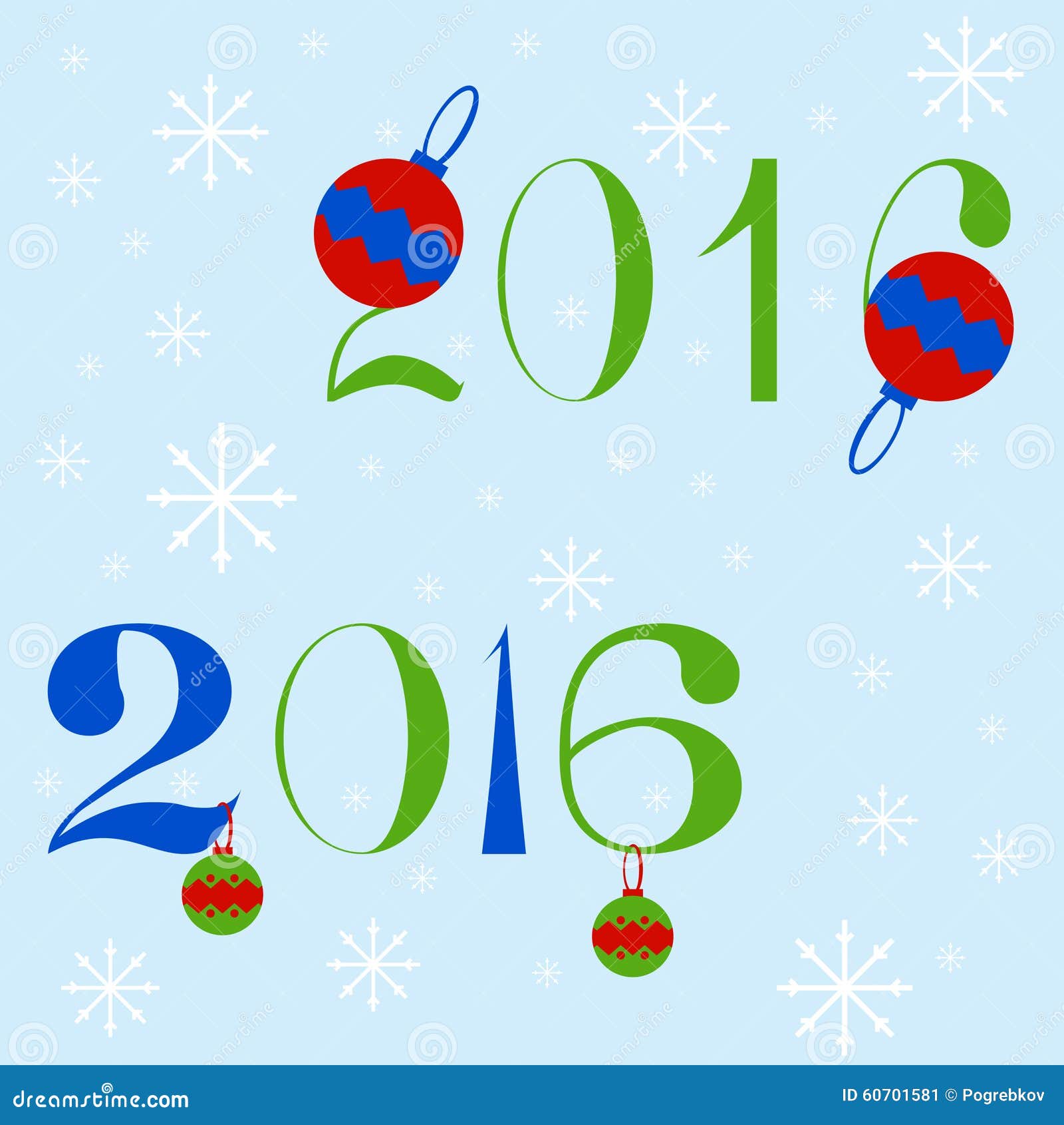 New year 2016 text design stock vector. Illustration of number - 60701581