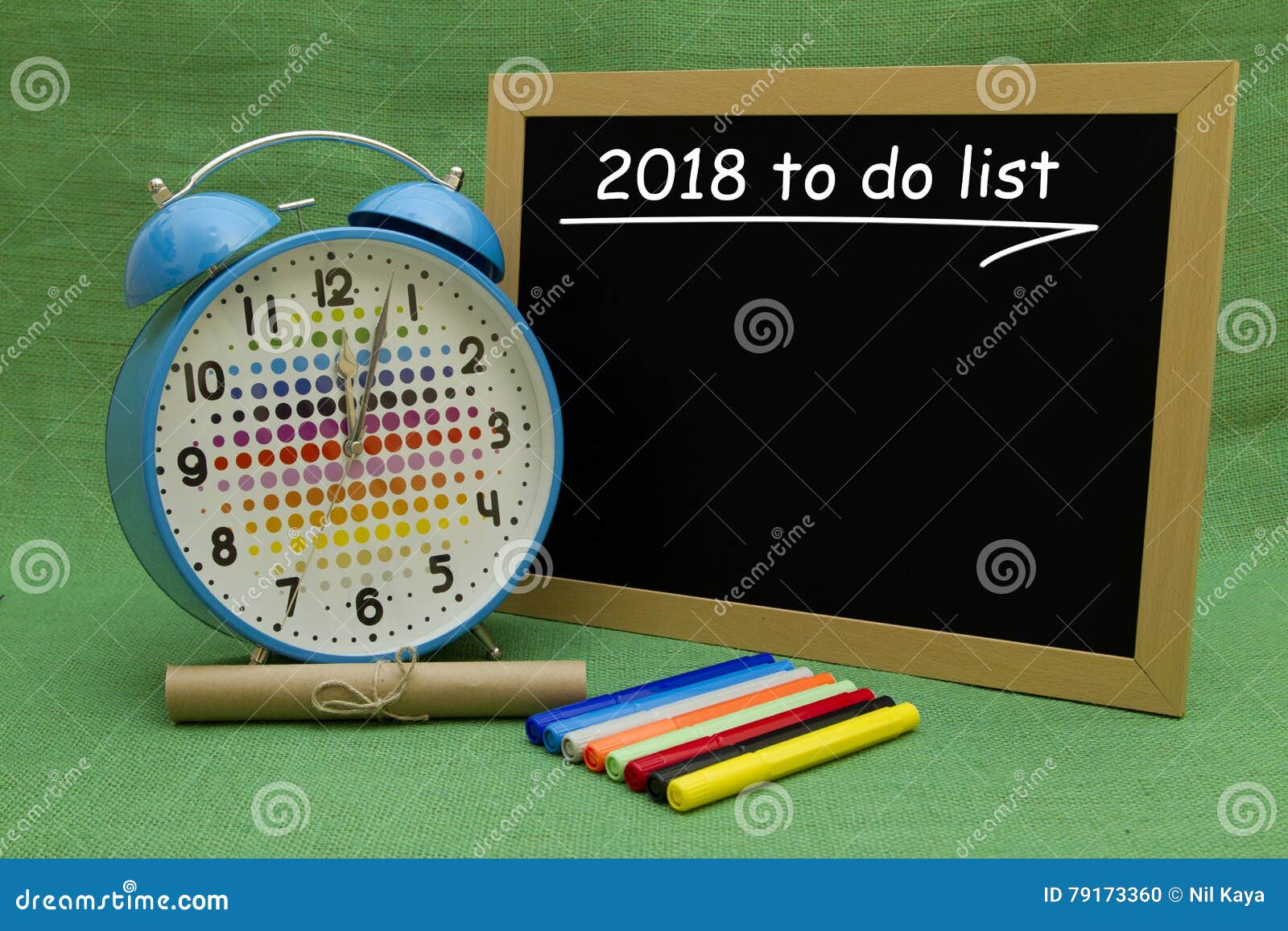 2018 New Year to do list. stock photo. Image of planning - 79173360