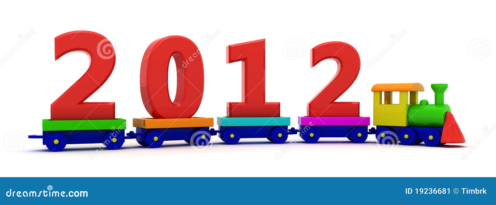 New year train stock illustration. Illustration of holiday - 19236681