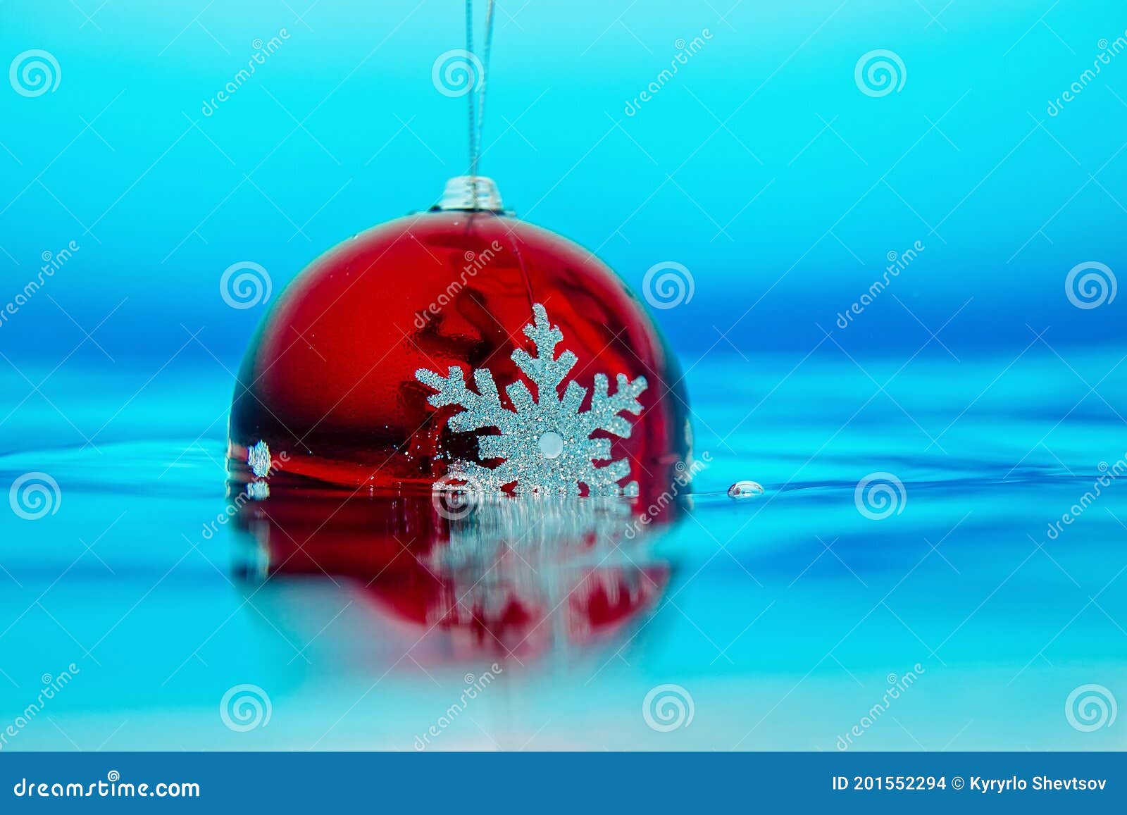 Christmas Water Splash Tree Isolated On White Royalty-Free Stock ...