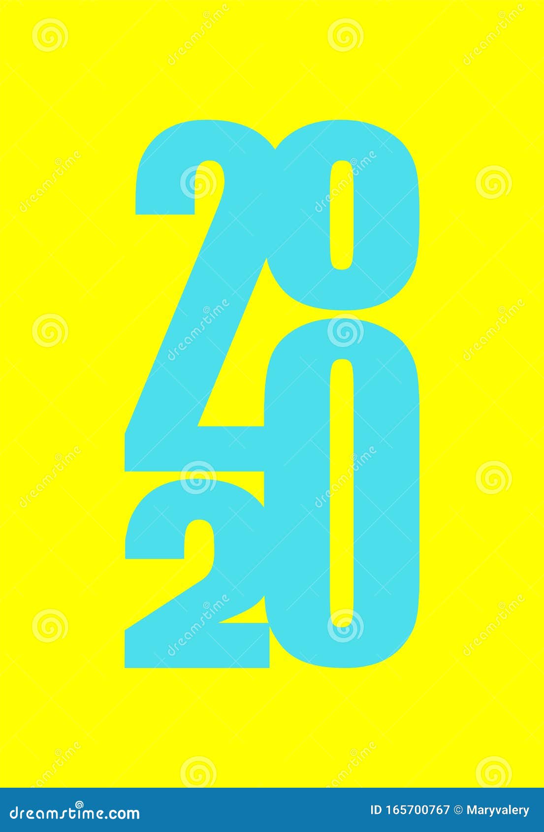 2020 New Year Trendy Sign Icon. Vector Symbol Stock Vector ...