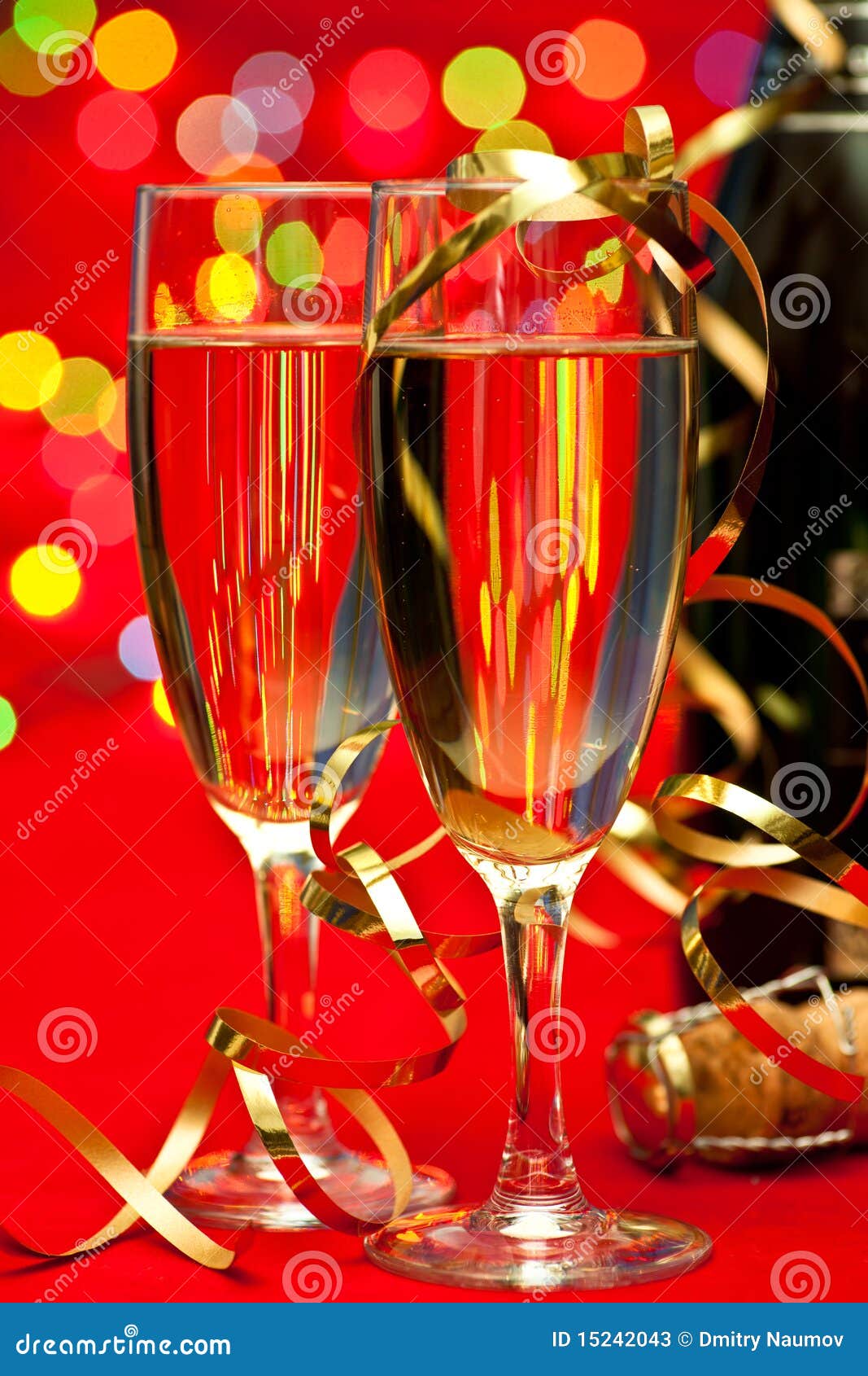 New Years Champagne stock image. Image of cheers, beverage - 15242043