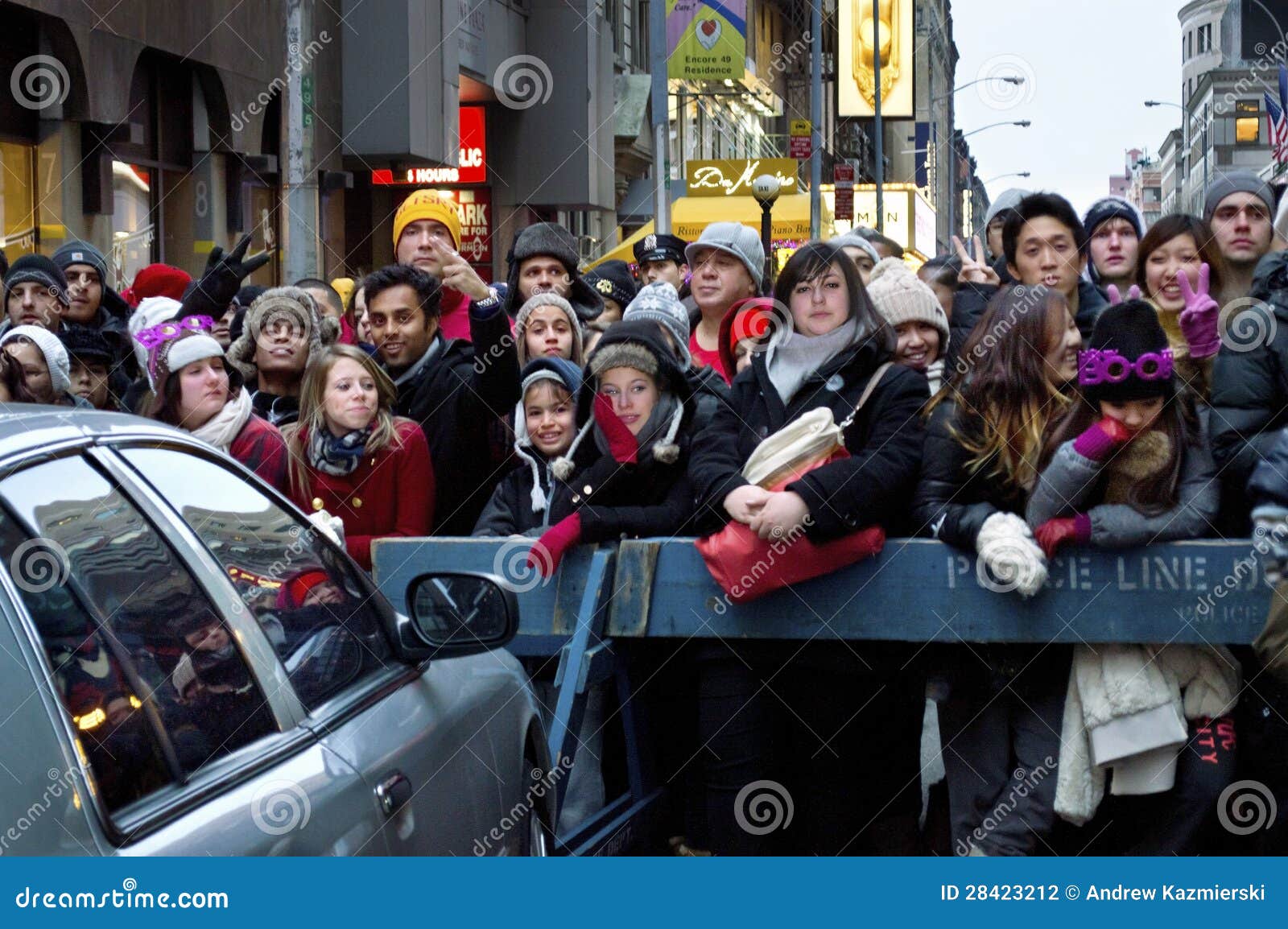 New Years Eve Crowd Times Square Editorial Photography - Image of ...