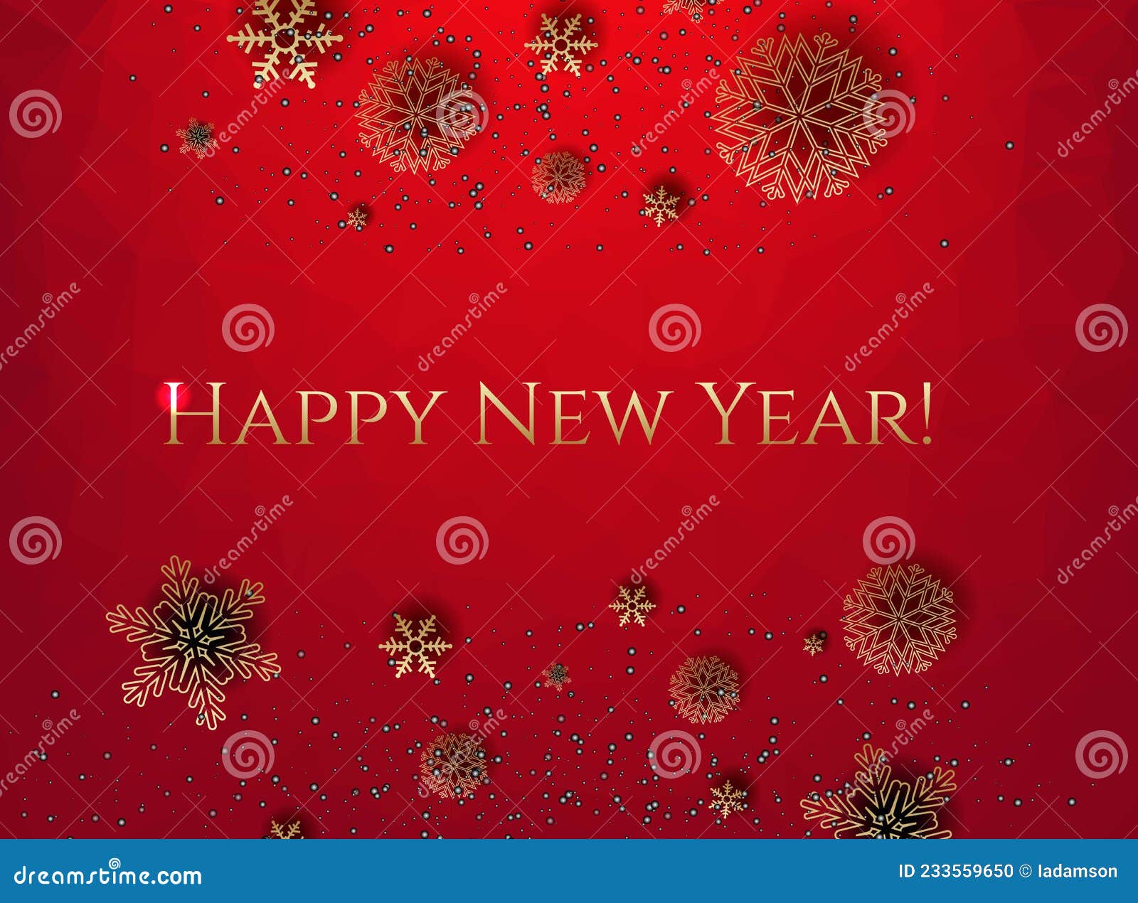 New Years Text with Red Background Stock Vector - Illustration of xmas ...