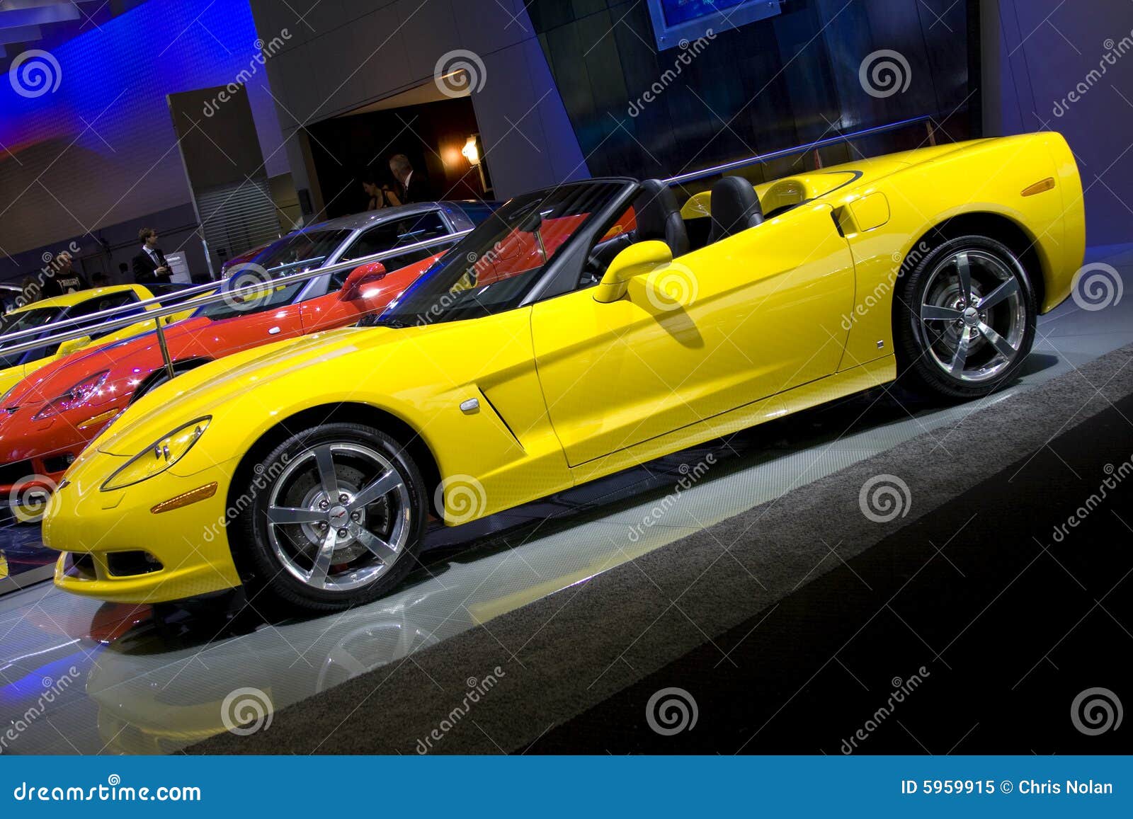 New Yellow Corvette C6 Convertible Editorial Image - Image of ...