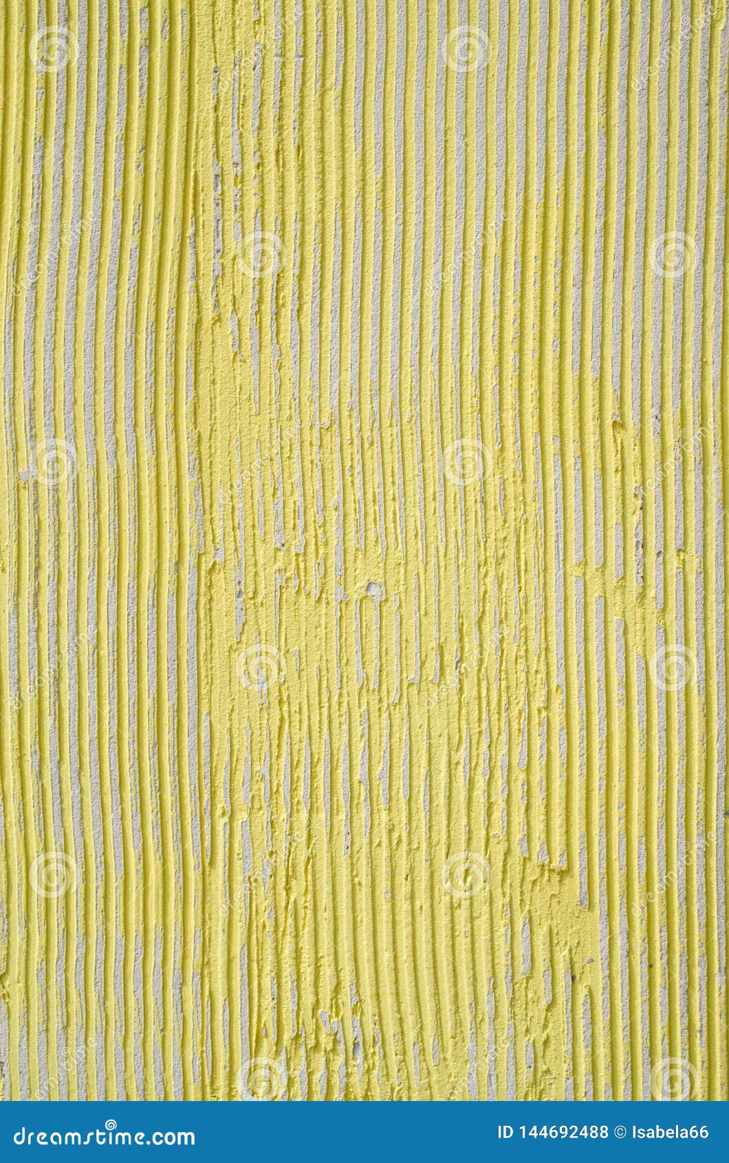 New Yellow Relief Plaster on Wall Closeup Stock Photo - Image of ...