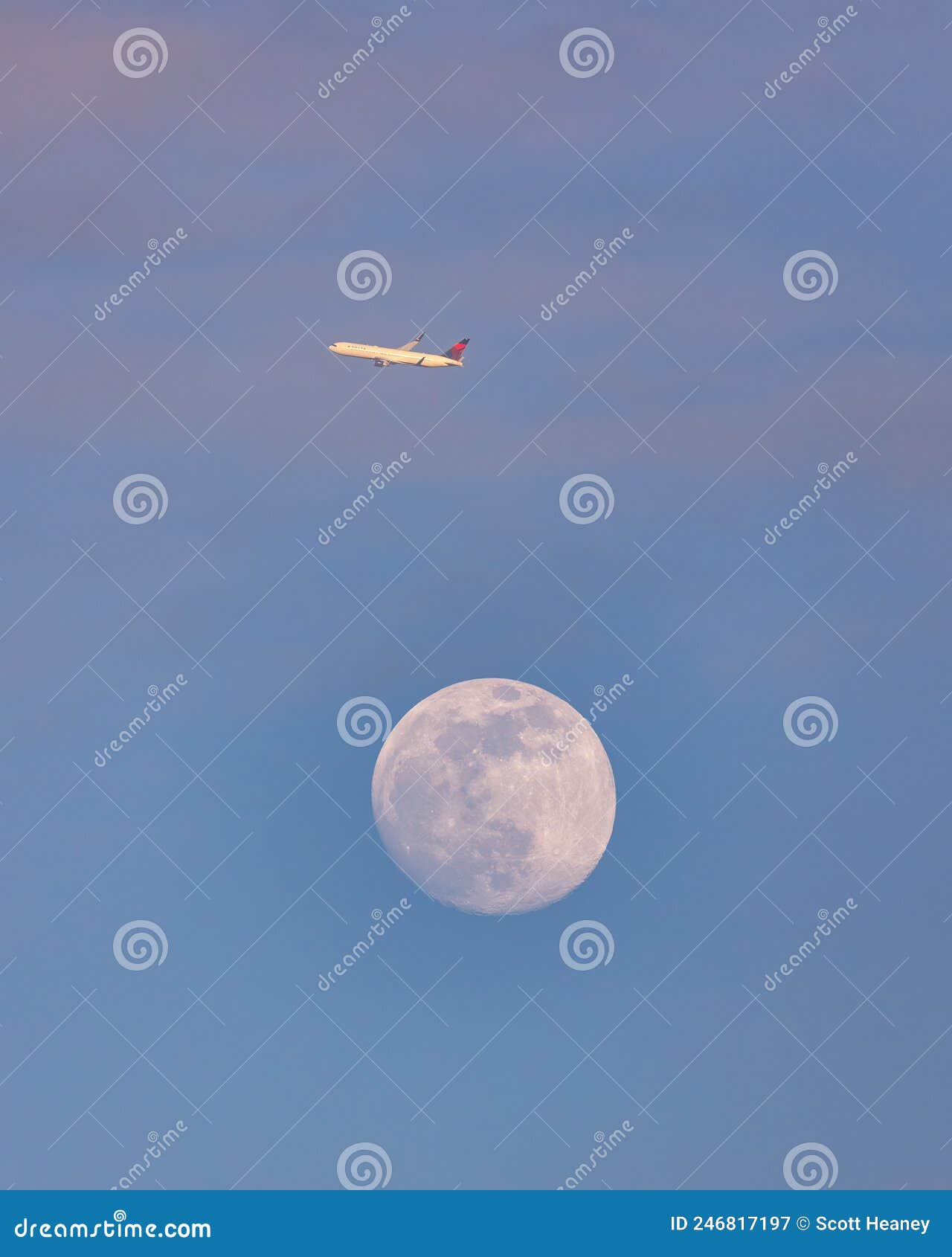 Flight And Moon Editorial Image | CartoonDealer.com #101562872