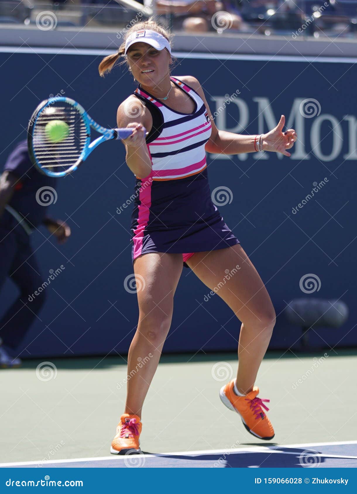 Professional Tennis Player Sofia Kenin of USA in Action during the 2019 ... Professional Tennis Player Sofia Kenin of USA in Action during the 2019 ...