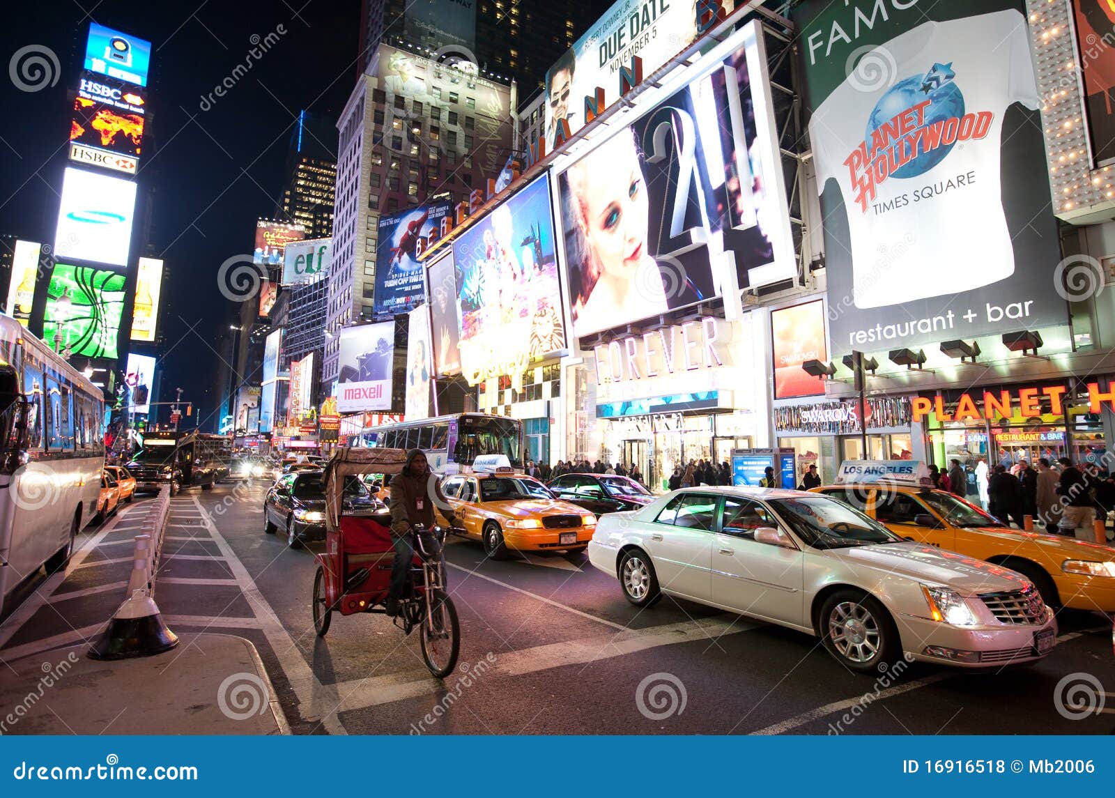 New York , Broadway editorial stock photo. Image of advertising - 16916518