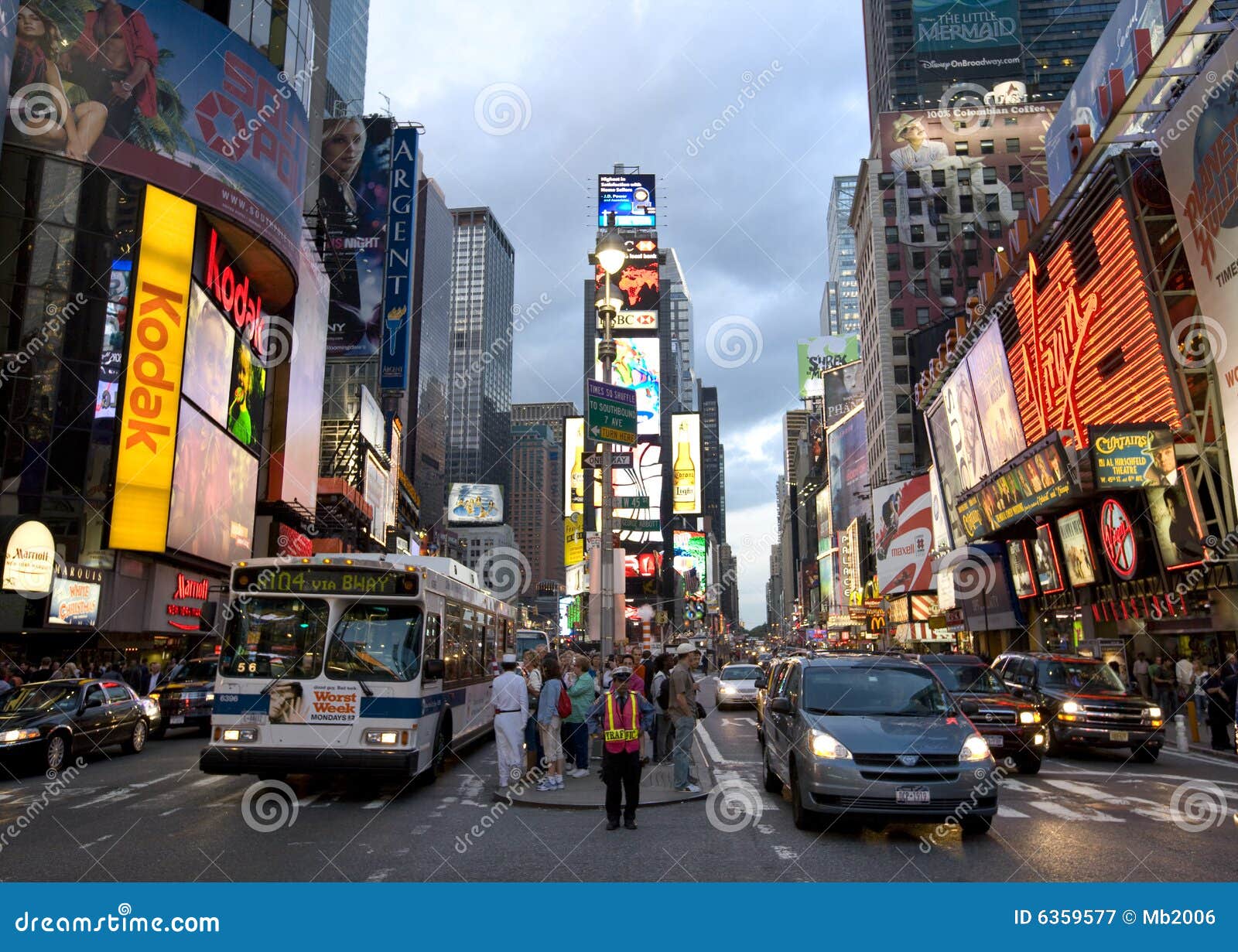 New York Broadway , editorial photography. Image of city - 6359577