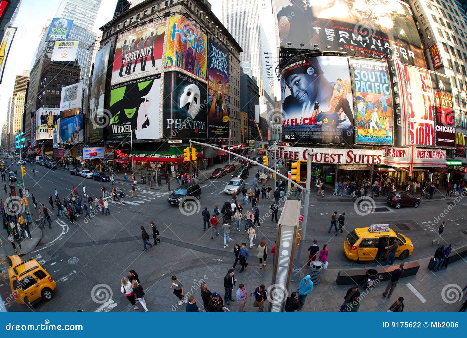 New York , Broadway editorial photography. Image of broadway - 9175622