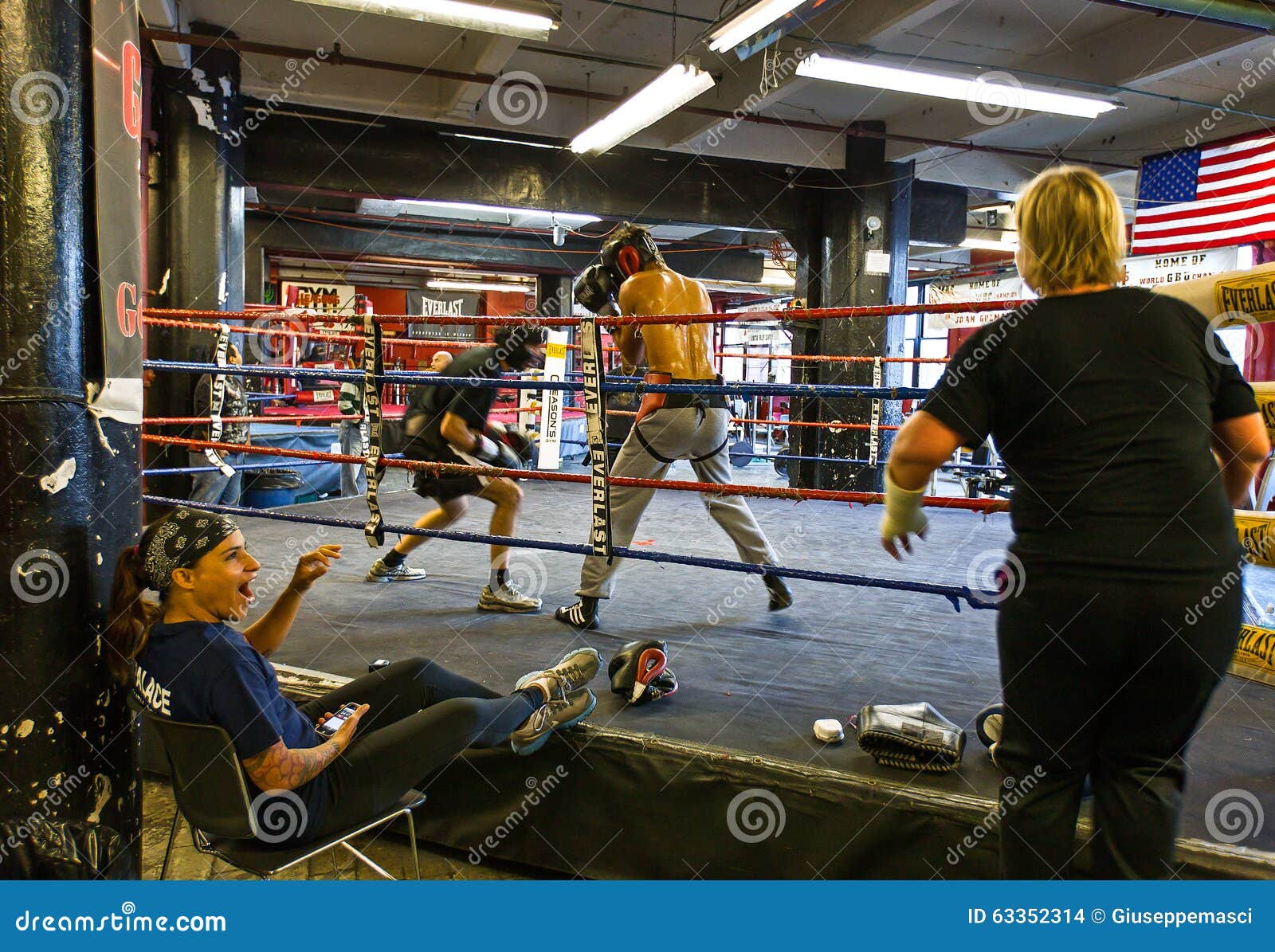 New York editorial stock image. Image of indoor, boxer - 63352314