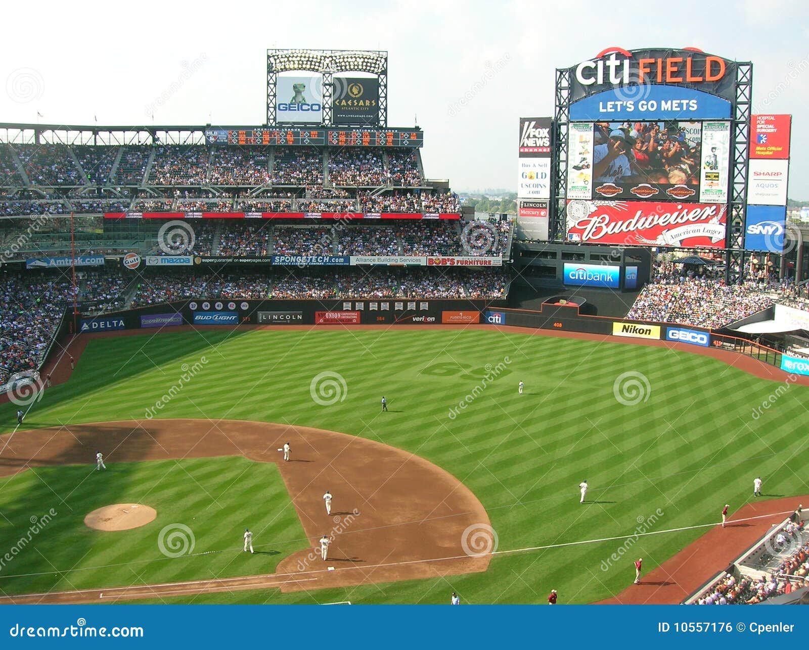 New York City editorial photo. Image of outfield, center - 10557176