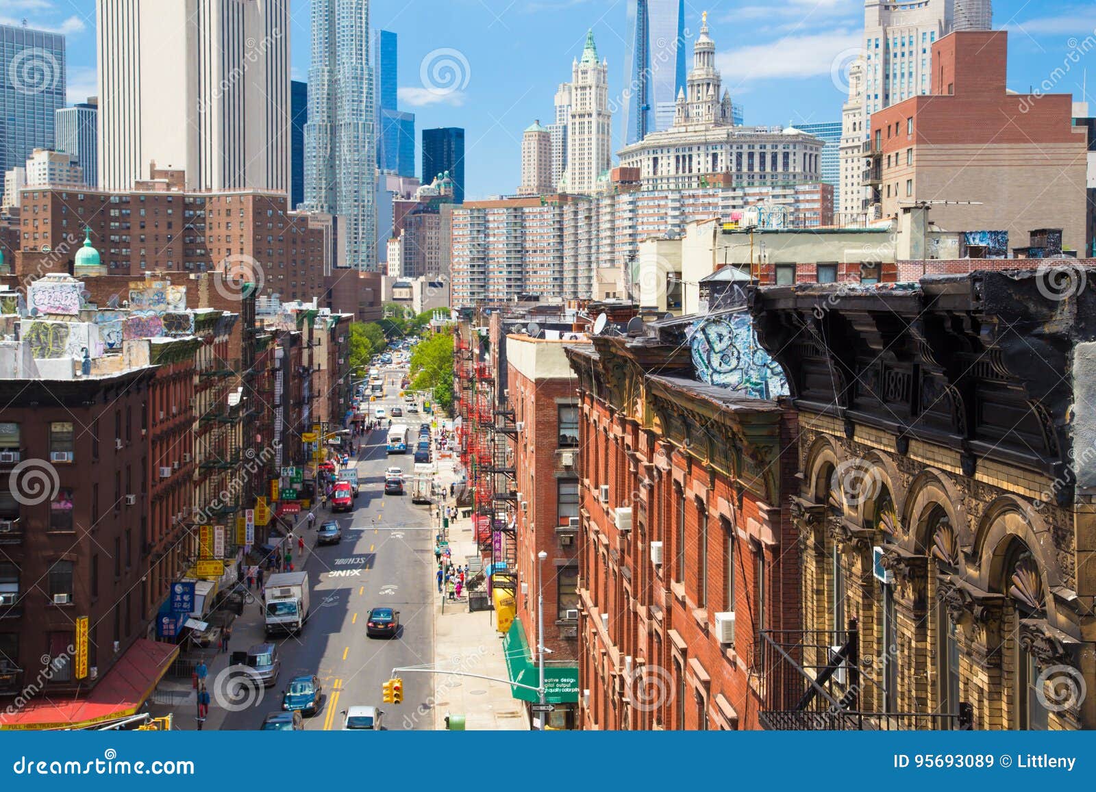 New York City immagine stock editoriale. Immagine di inferiore - 95693089