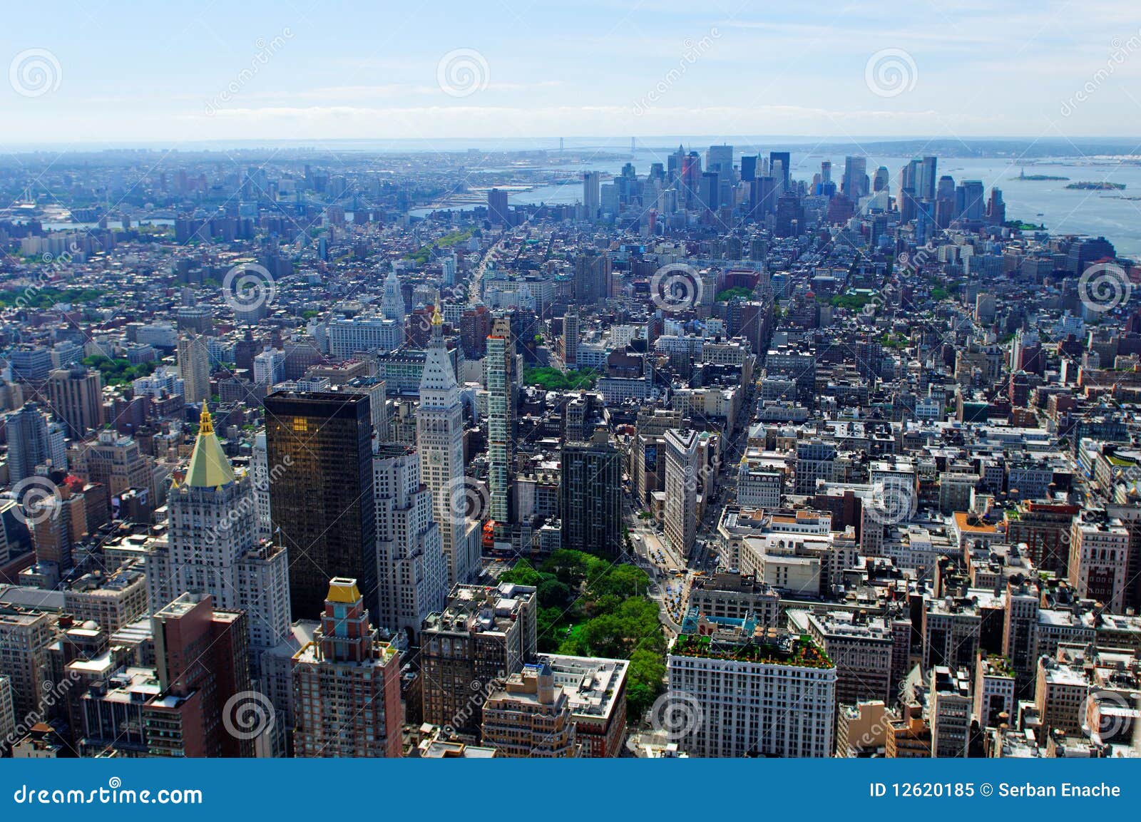 New York City aerial stock image. Image of aerial, city - 12620185