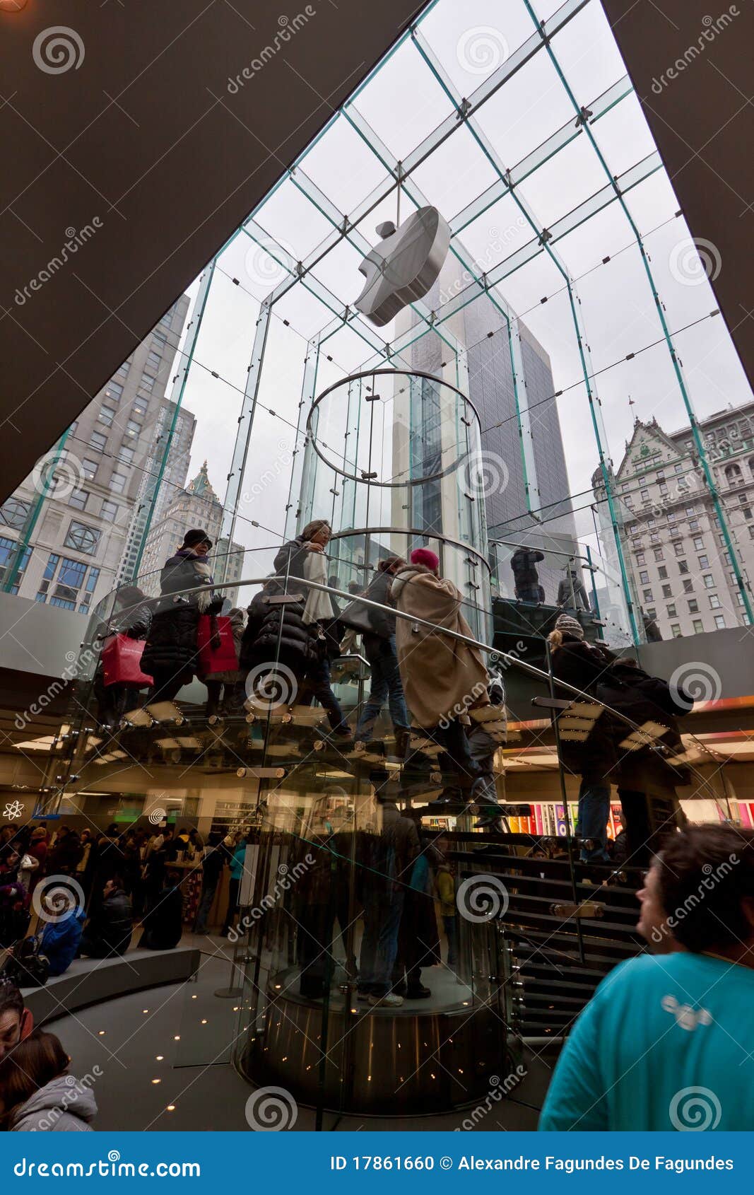New York City Apple Store editorial image. Image of inside - 17861660
