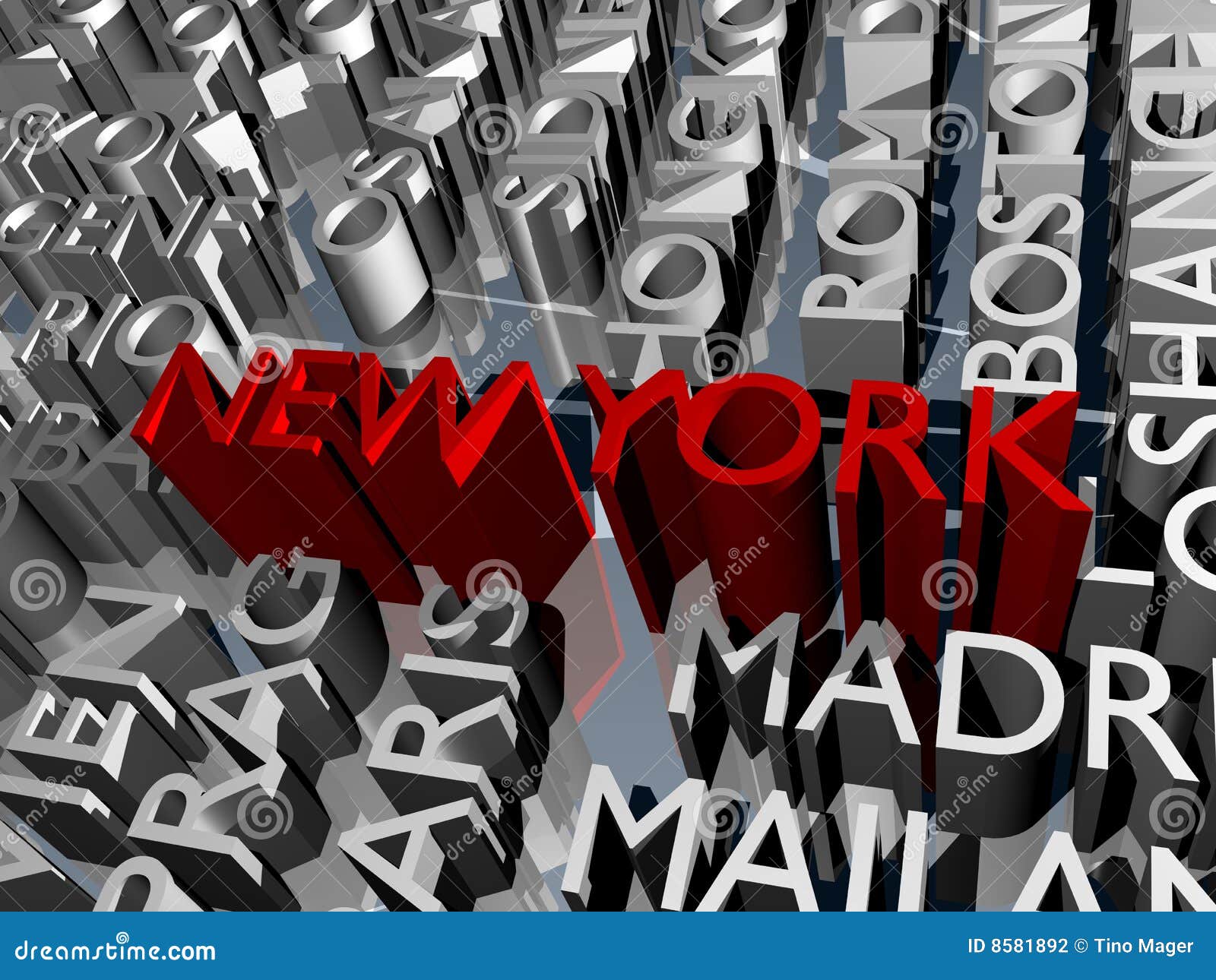 New york and city blocks stock illustration. Illustration of computer ...