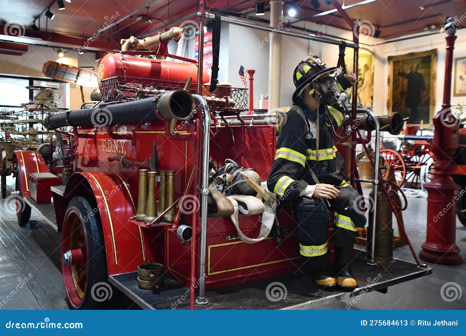 New York City Fire Museum in Manhattan Editorial Stock Photo - Image of ...
