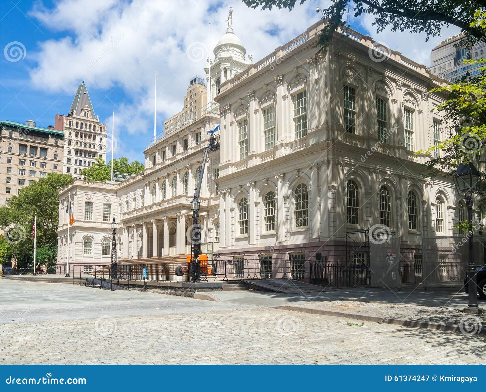 The New York City Hall editorial photography. Image of government ...