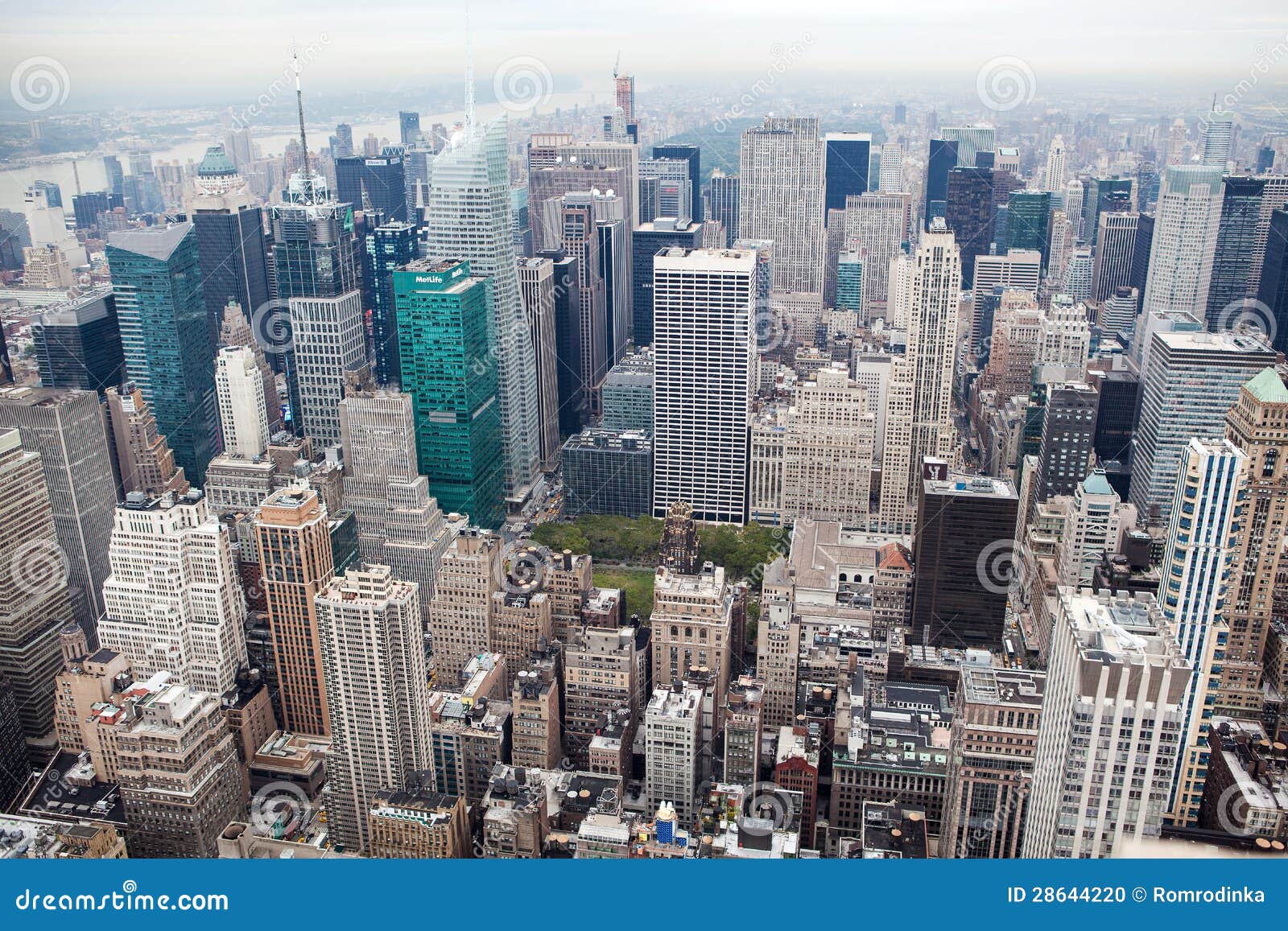 New York City Manhattan Skyline View Editorial Image - Image of ...