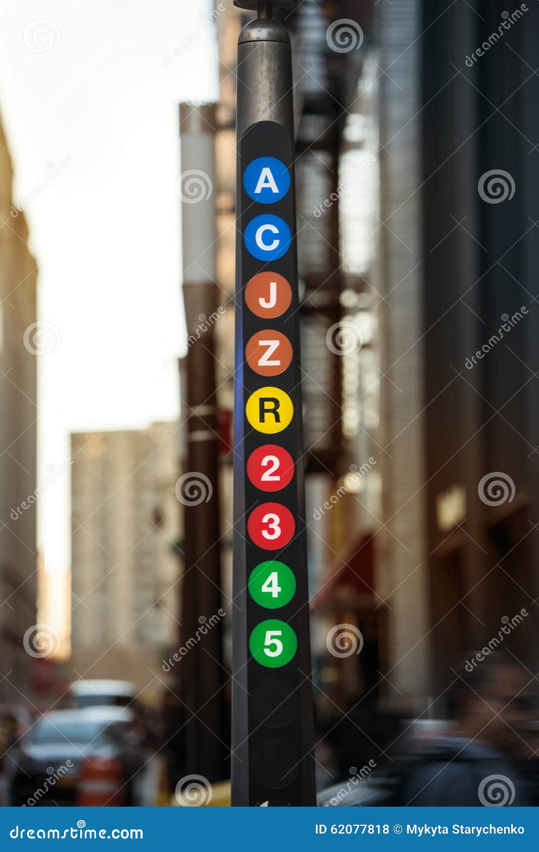 New York City Metro Line Sign Stock Photo - Image of states, space ...