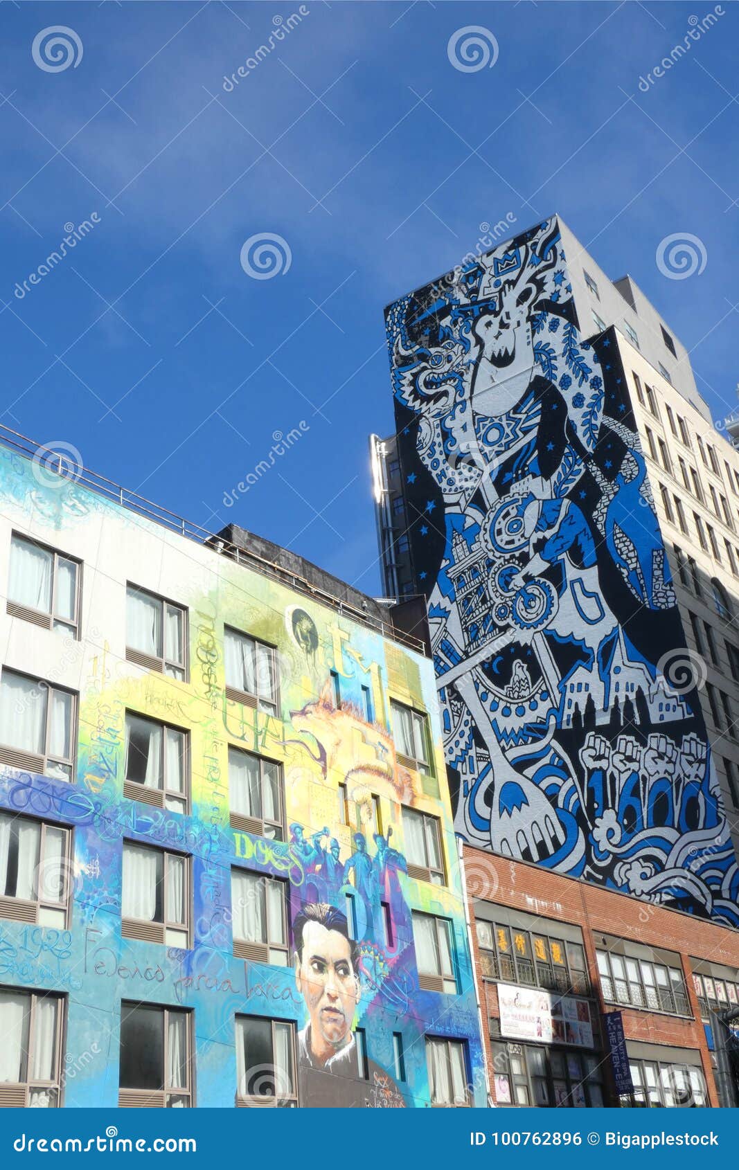 New York City Murals editorial photo. Image of city - 100762896