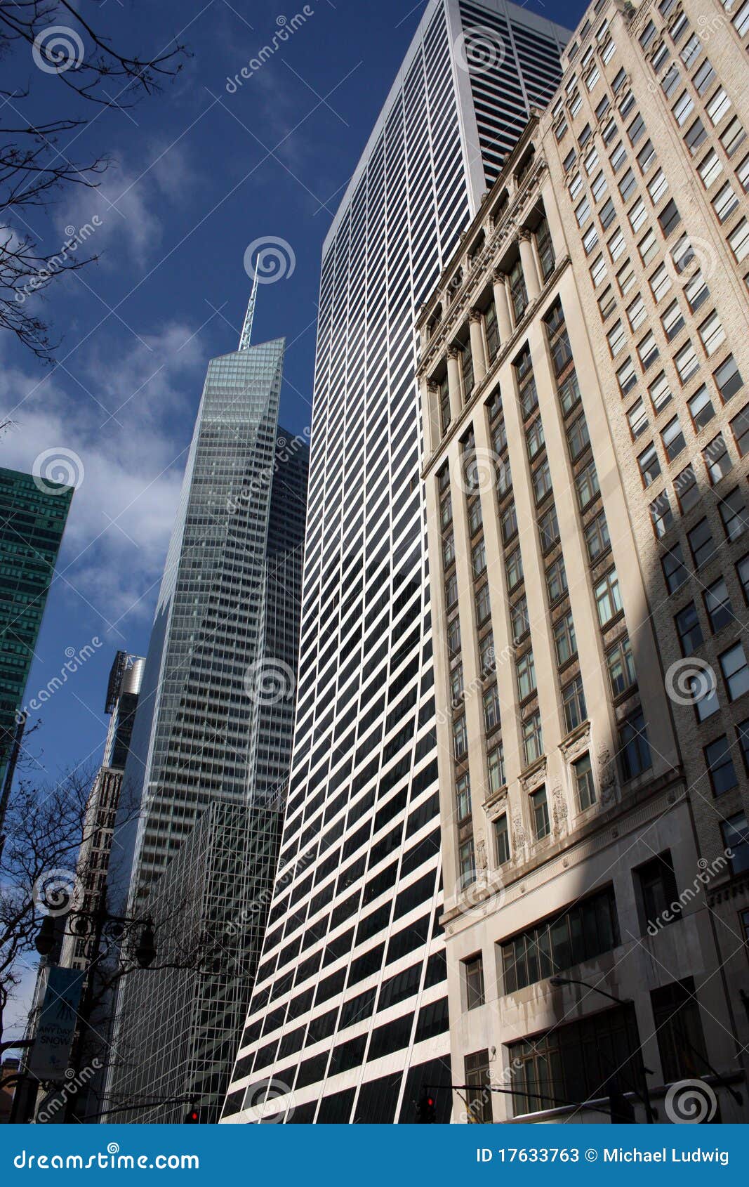 New York City Office Buildings Stock Image - Image of horizon, high ...
