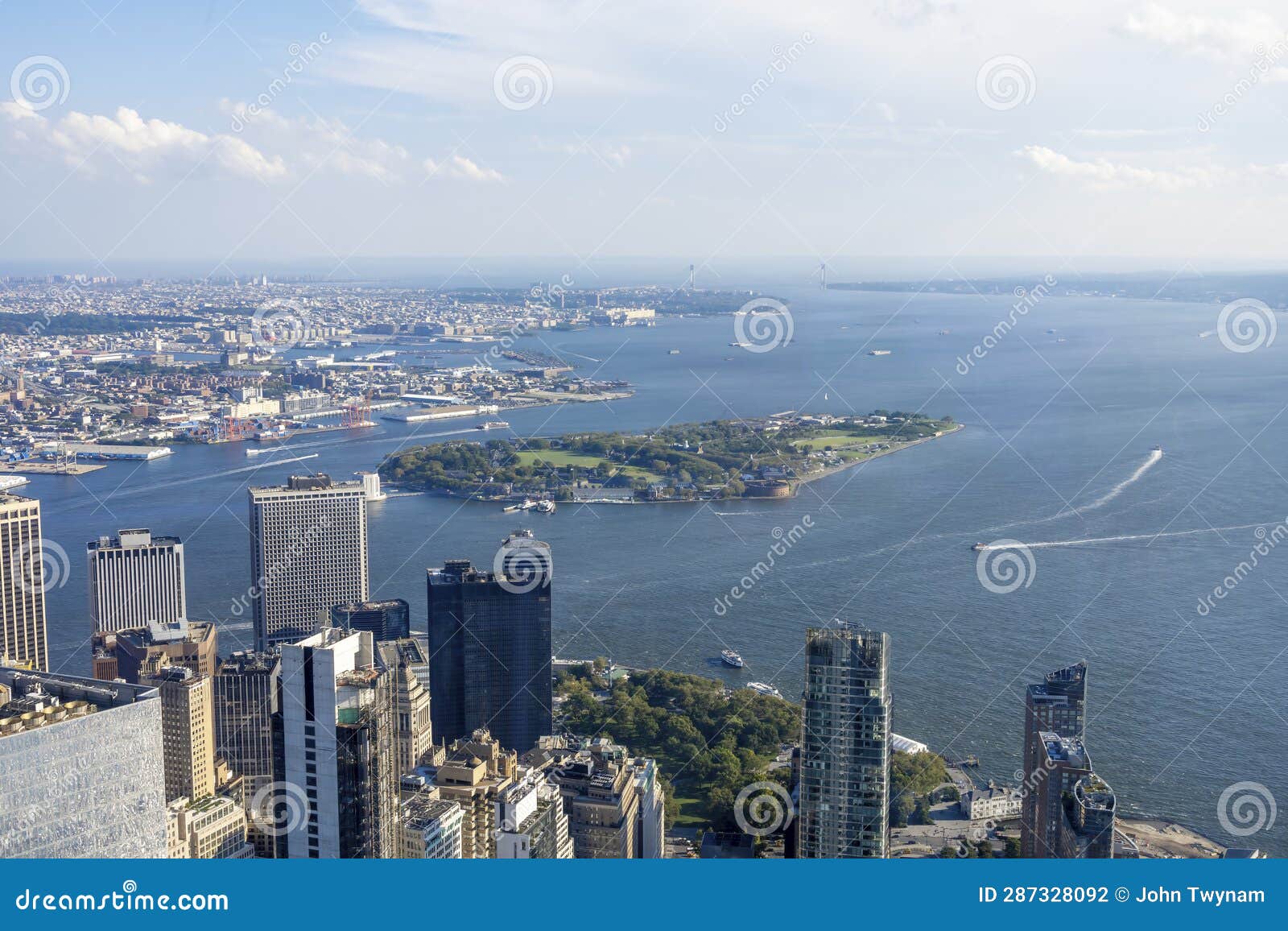 New York City from the One World Observatory 1 Stock Photo - Image of ...