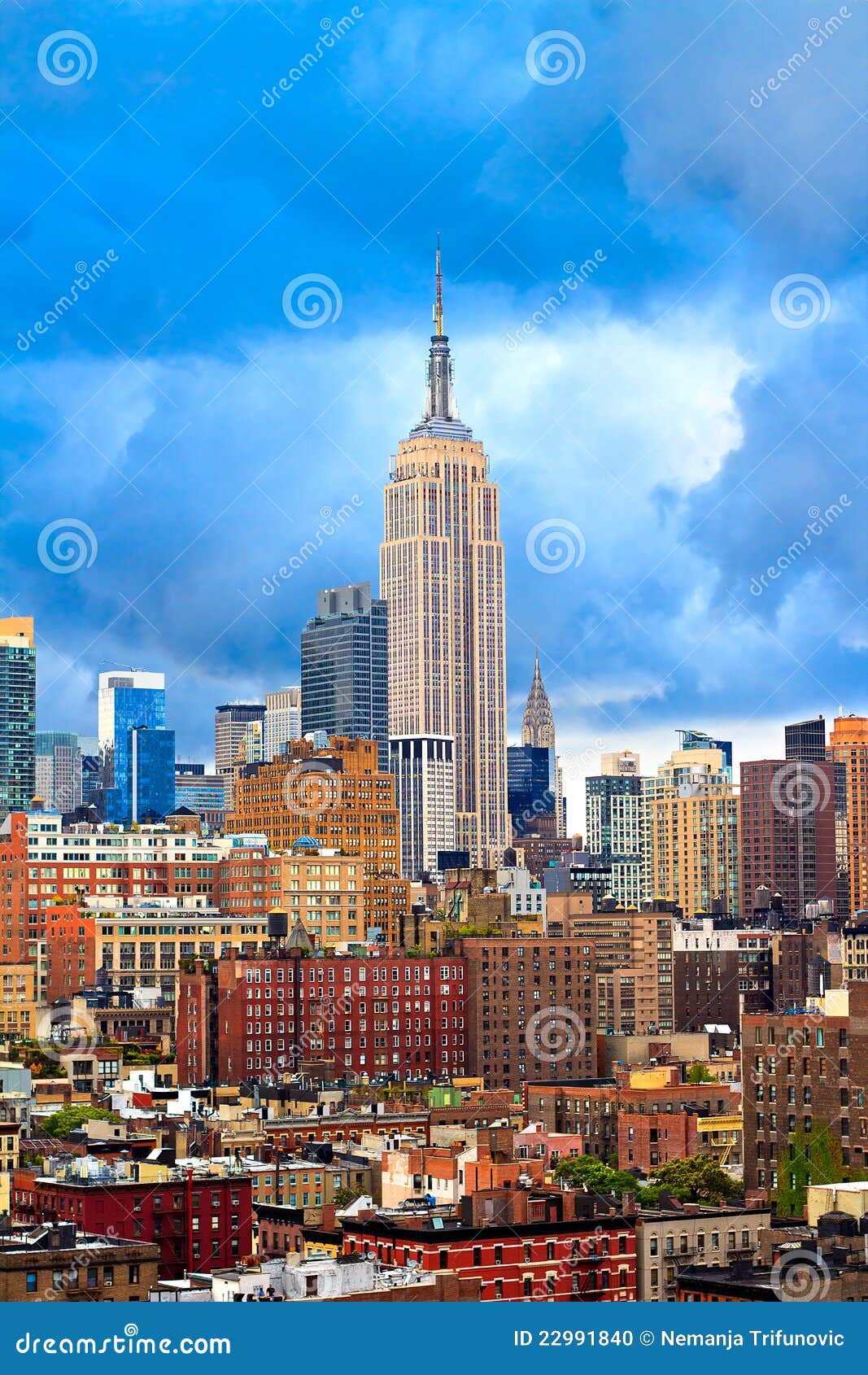 New York City Skyline editorial image. Image of tall - 22991840
