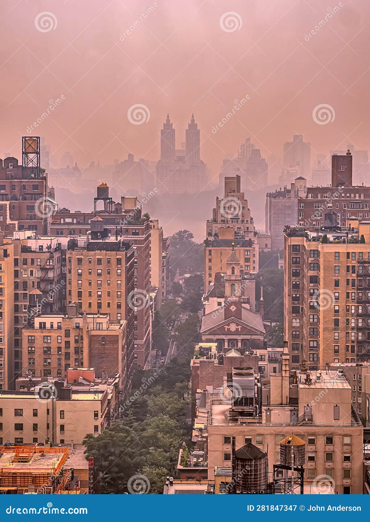 New York City, Smoke Pollution Editorial Photography - Image of ...